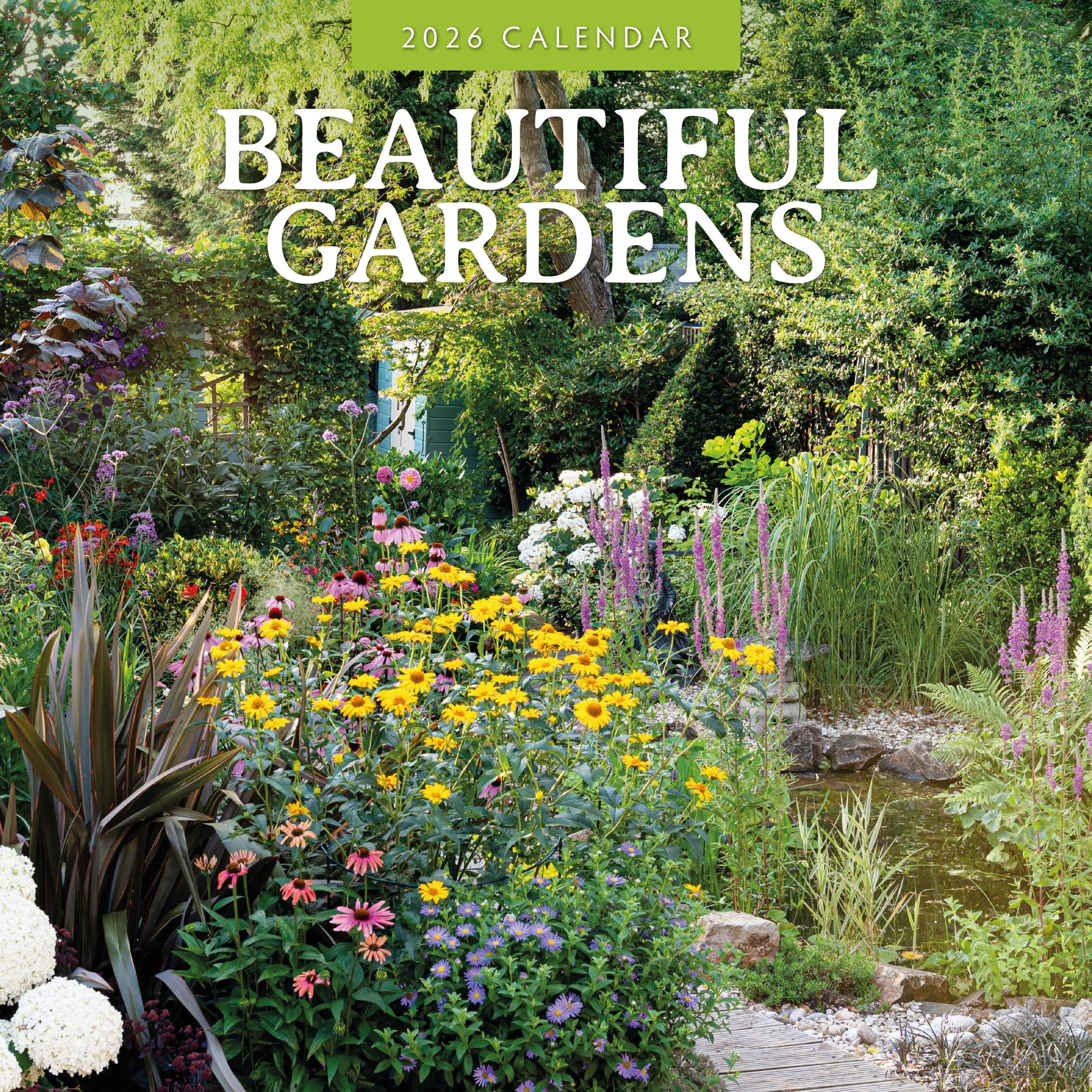 Red Robin 2026 Beautiful Gardens Monthly Wall Calendar | 12" x 24" Open ...