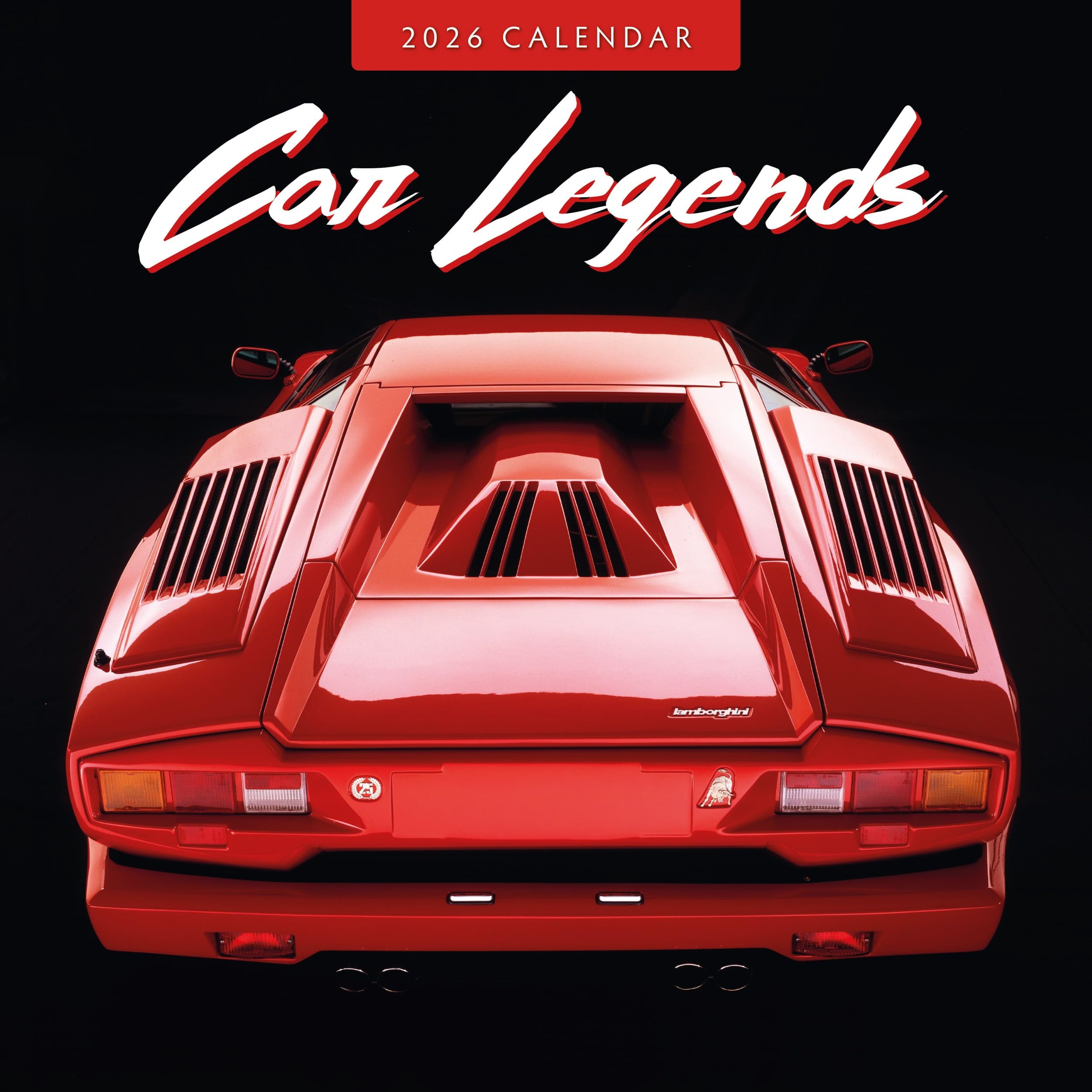 Red Robin 2026 Car Legends Monthly Wall Calendar | 12" x 24" Open ...