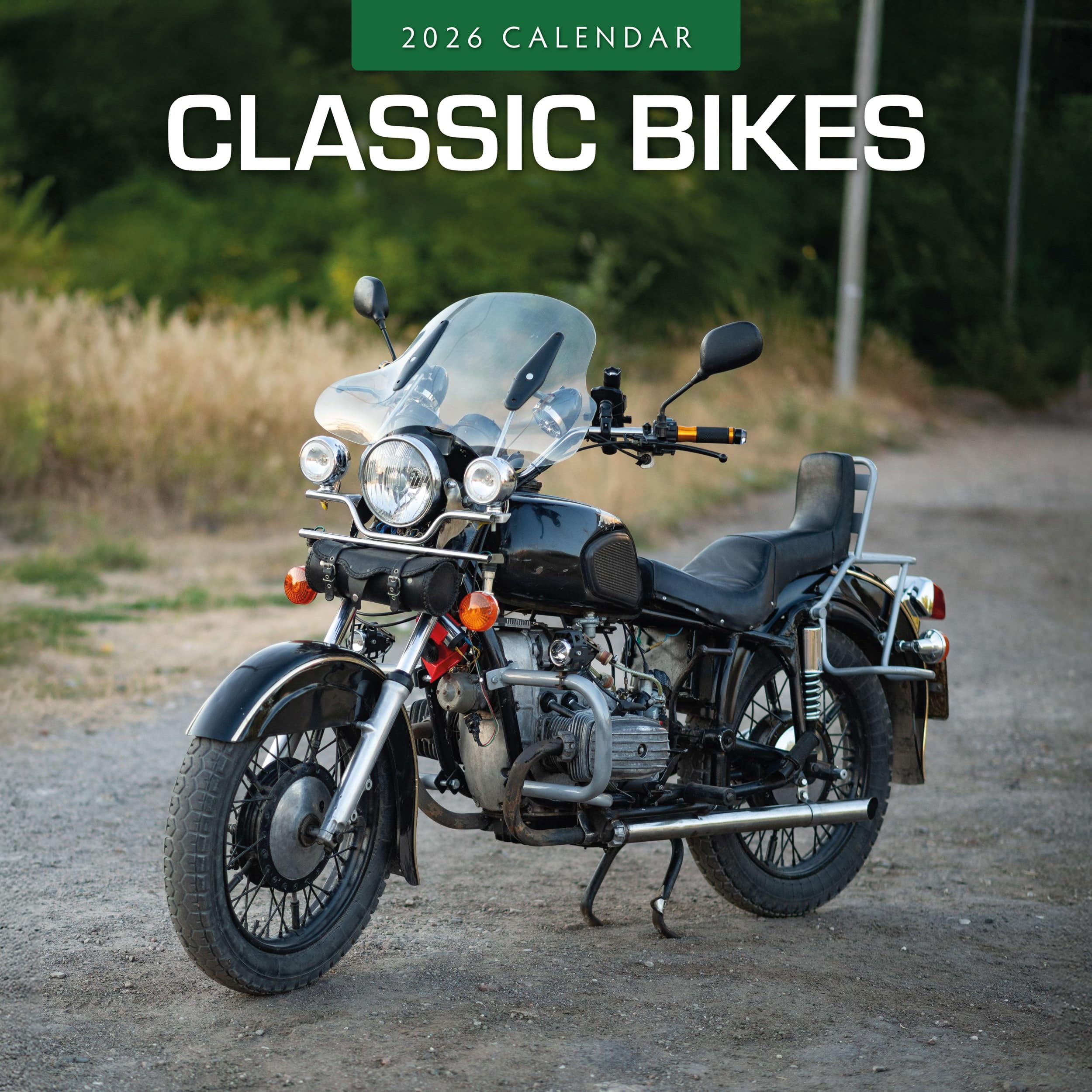 Red Robin 2026 Classic Bikes Monthly Wall Calendar | 12" x 24" Open ...