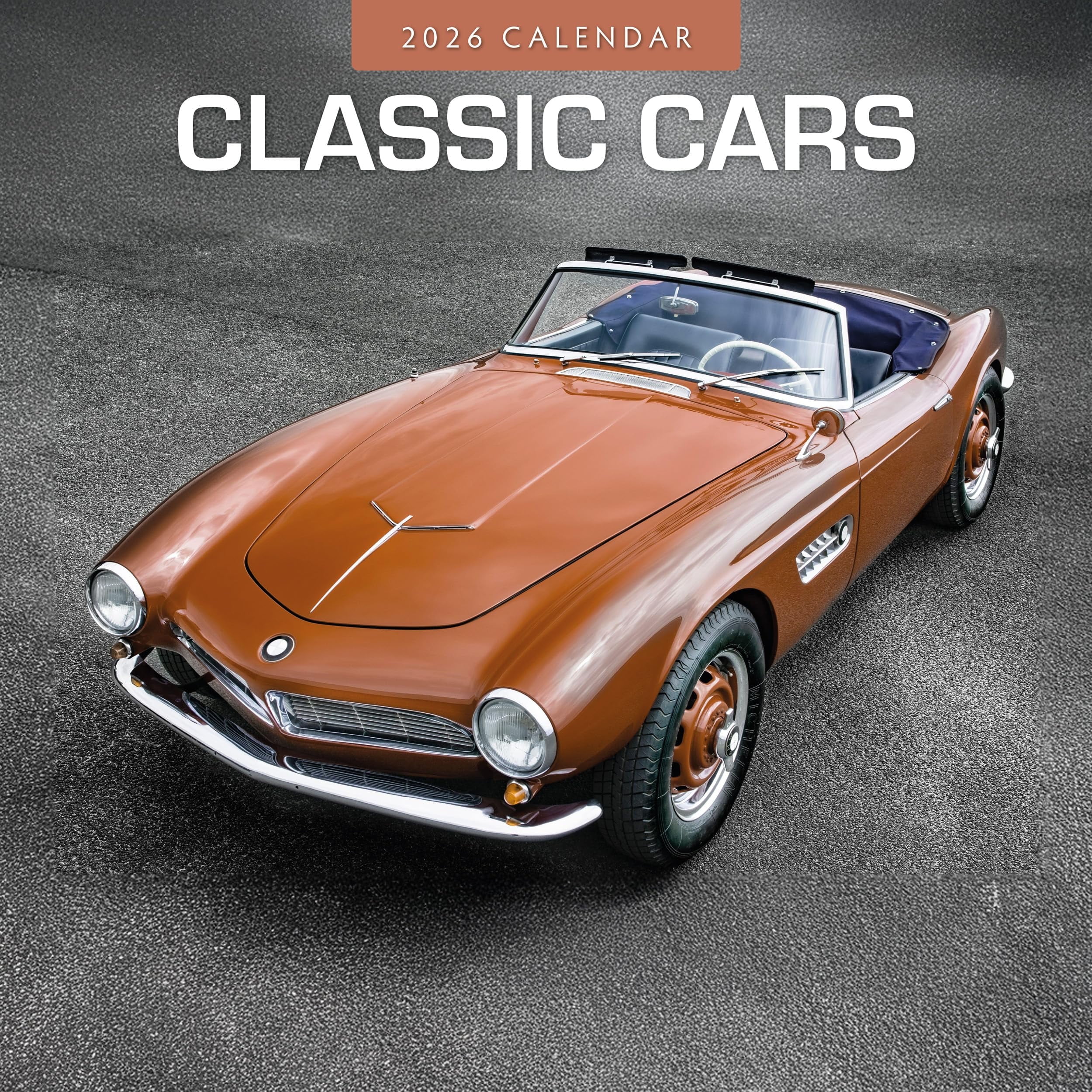 Red Robin 2026 Classic Cars Monthly Wall Calendar | 12" x 24" Open ...