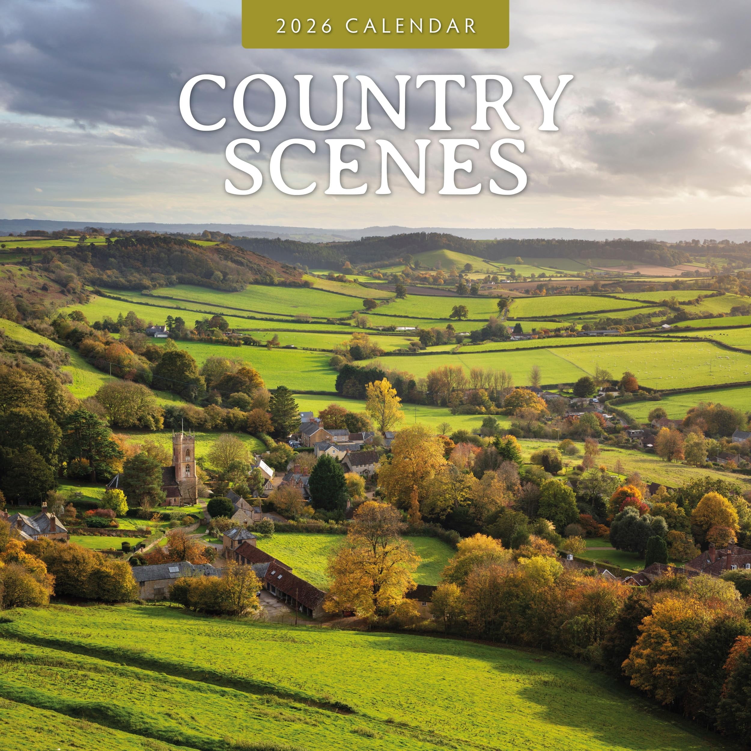 Red Robin 2026 Country Scenes Monthly Wall Calendar | 12" x 24" Open ...