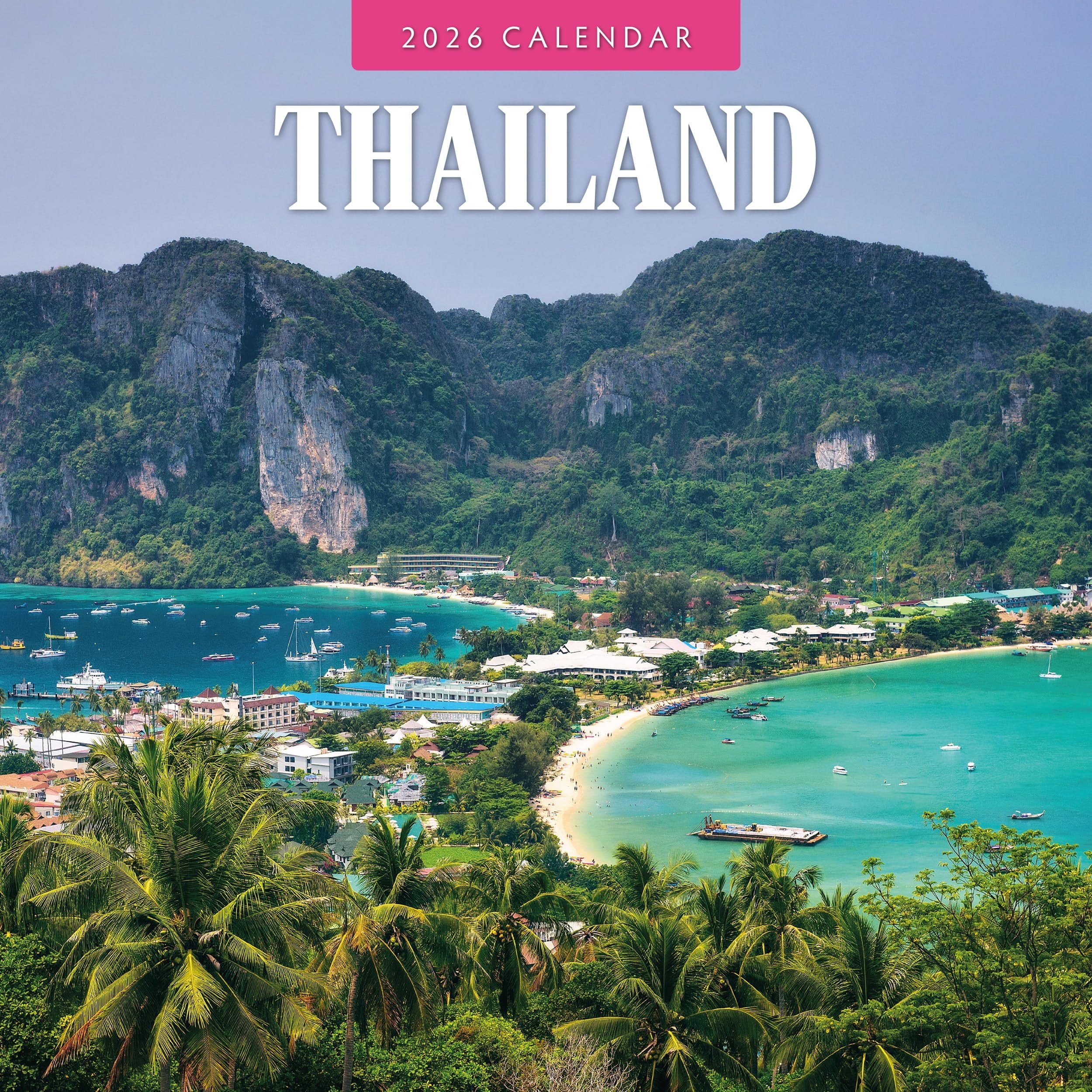 Red Robin 2026 Thailand Monthly Wall Calendar | 12" x 24" Open ...