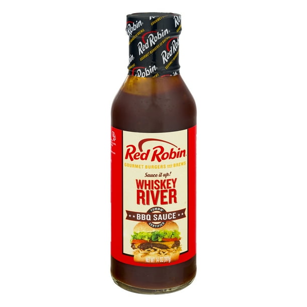 Red Robin BBQ Sauce Whiskey River, 14.0 oz - Walmart.com