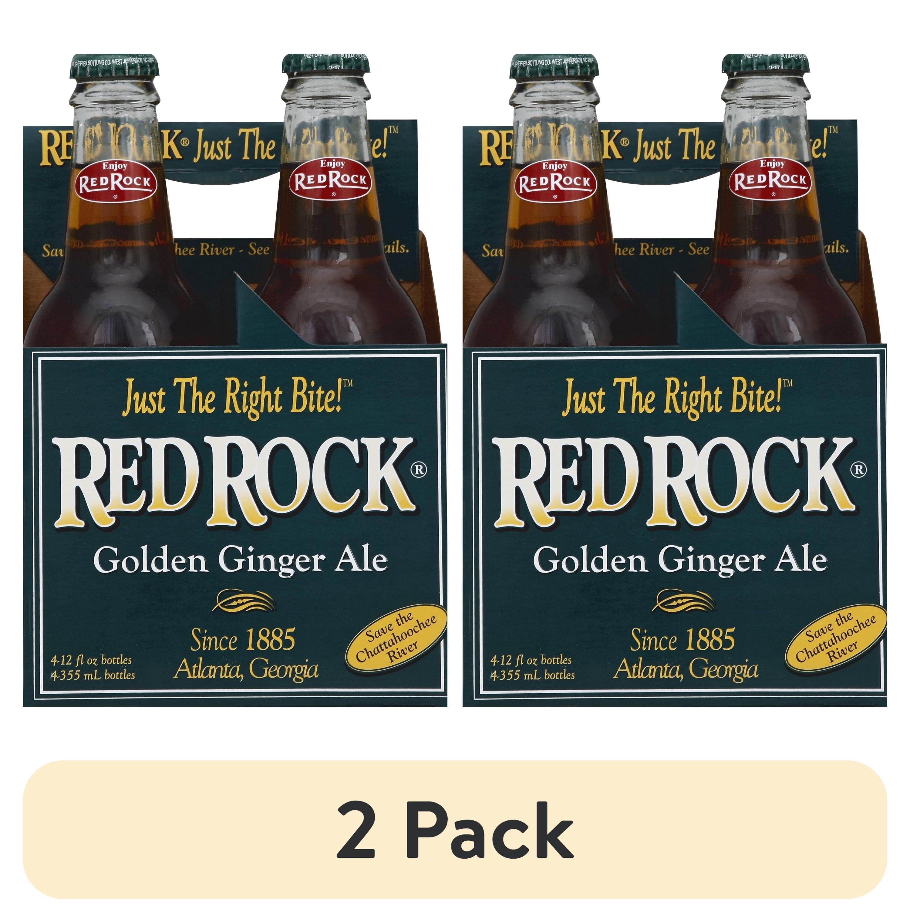 (2 pack) Red Rock Golden Ginger Ale, 12 Fl. Oz., 4 Count - Walmart.com