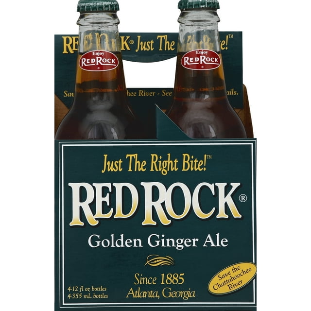 Red Rock Golden Ginger Ale, 12 Fl. Oz., 4 Count - Walmart.com
