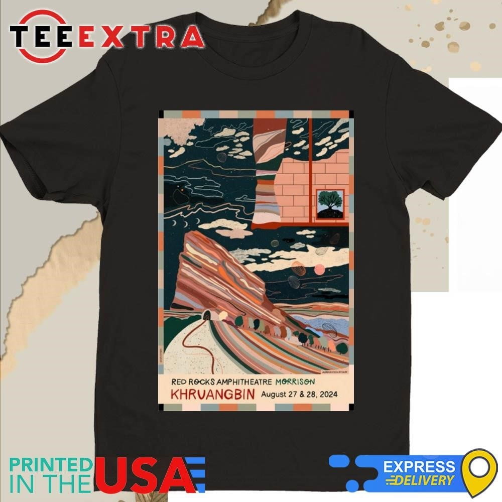 Red Rocks Khruangbin Concert Aug 27-28 2024 Shirt - Walmart.com