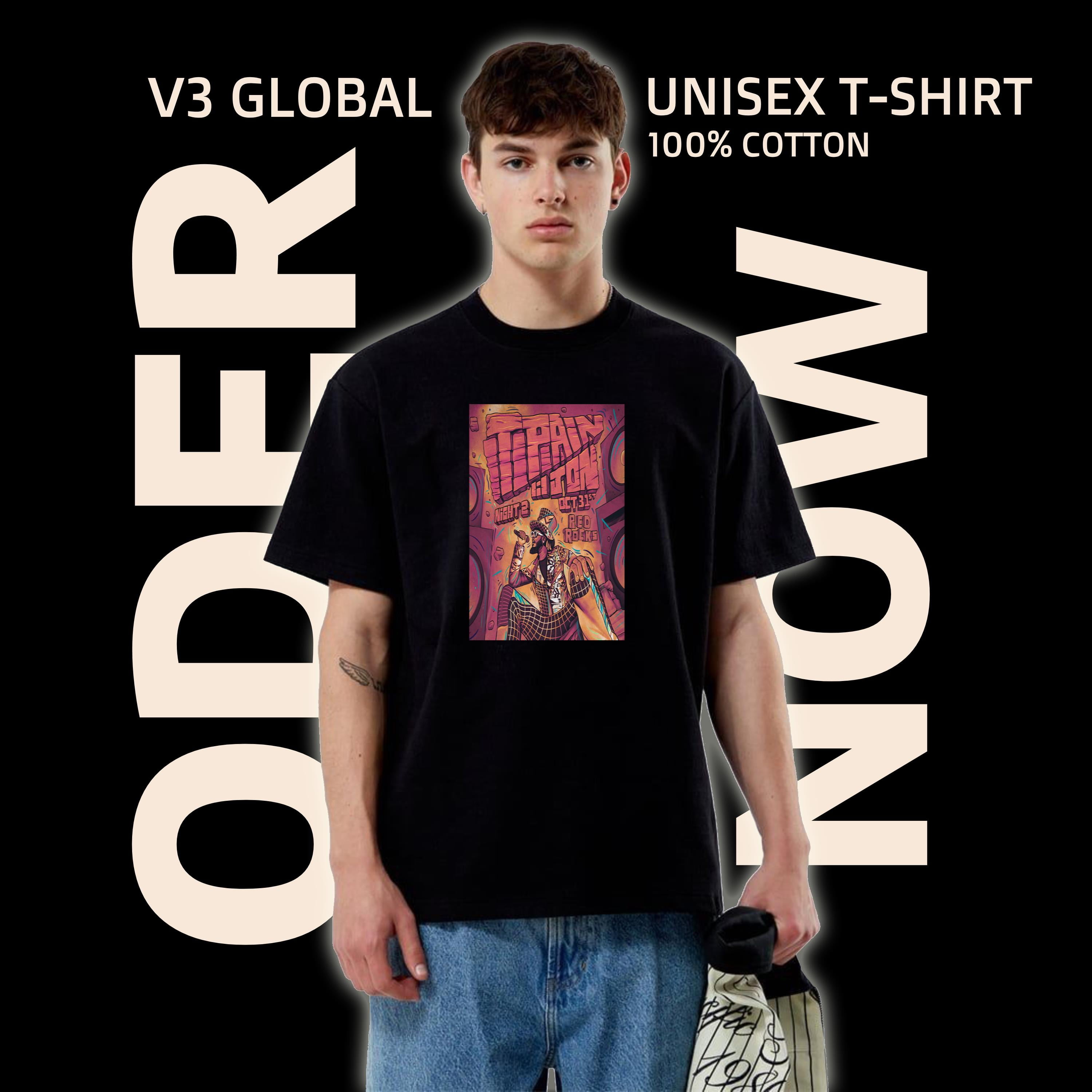 Red Rocks Oct 31 2024 T Pain Jon Tour T-Shirt, for men & women, up to ...