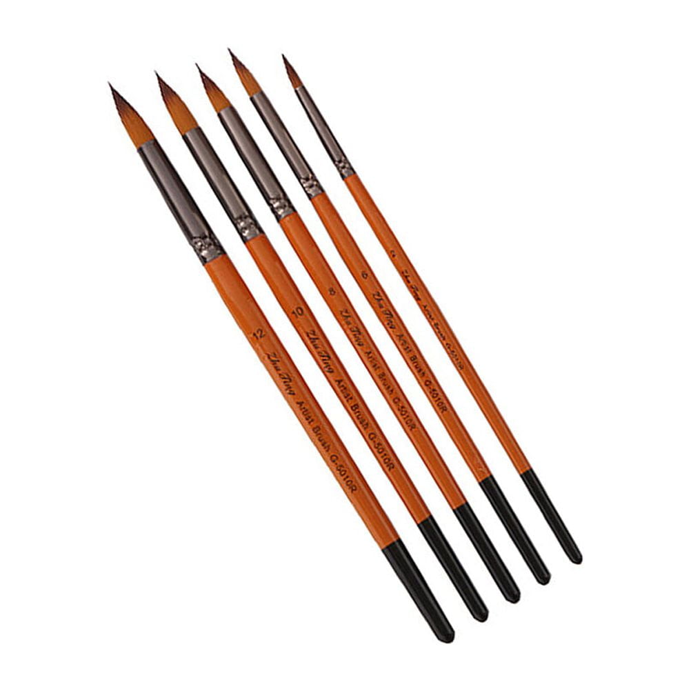Red Rod Oil Paint Brush Pen Painting Versatile Paintbrush Set Two-color ...