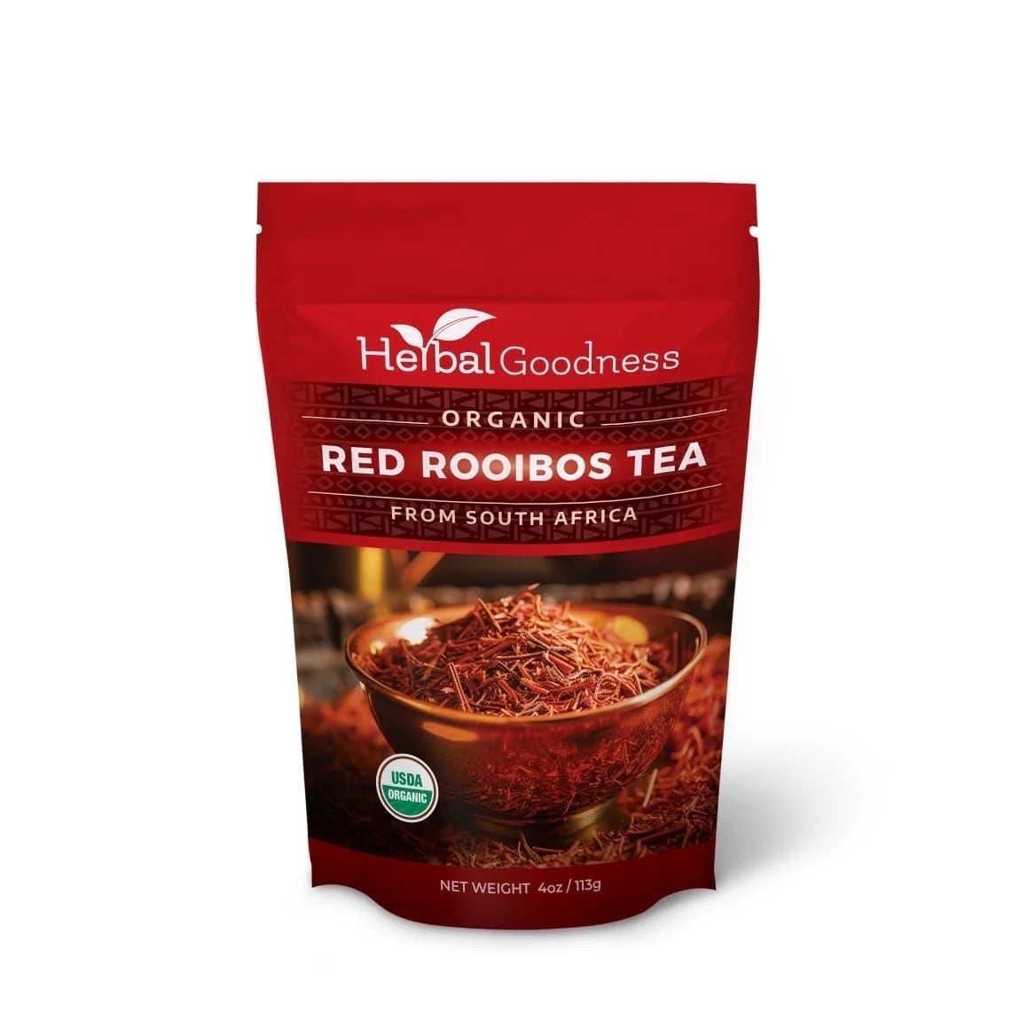 Red Rooibos Tea Organic, South African Herbal Tea Bags, Loose Leaf ...
