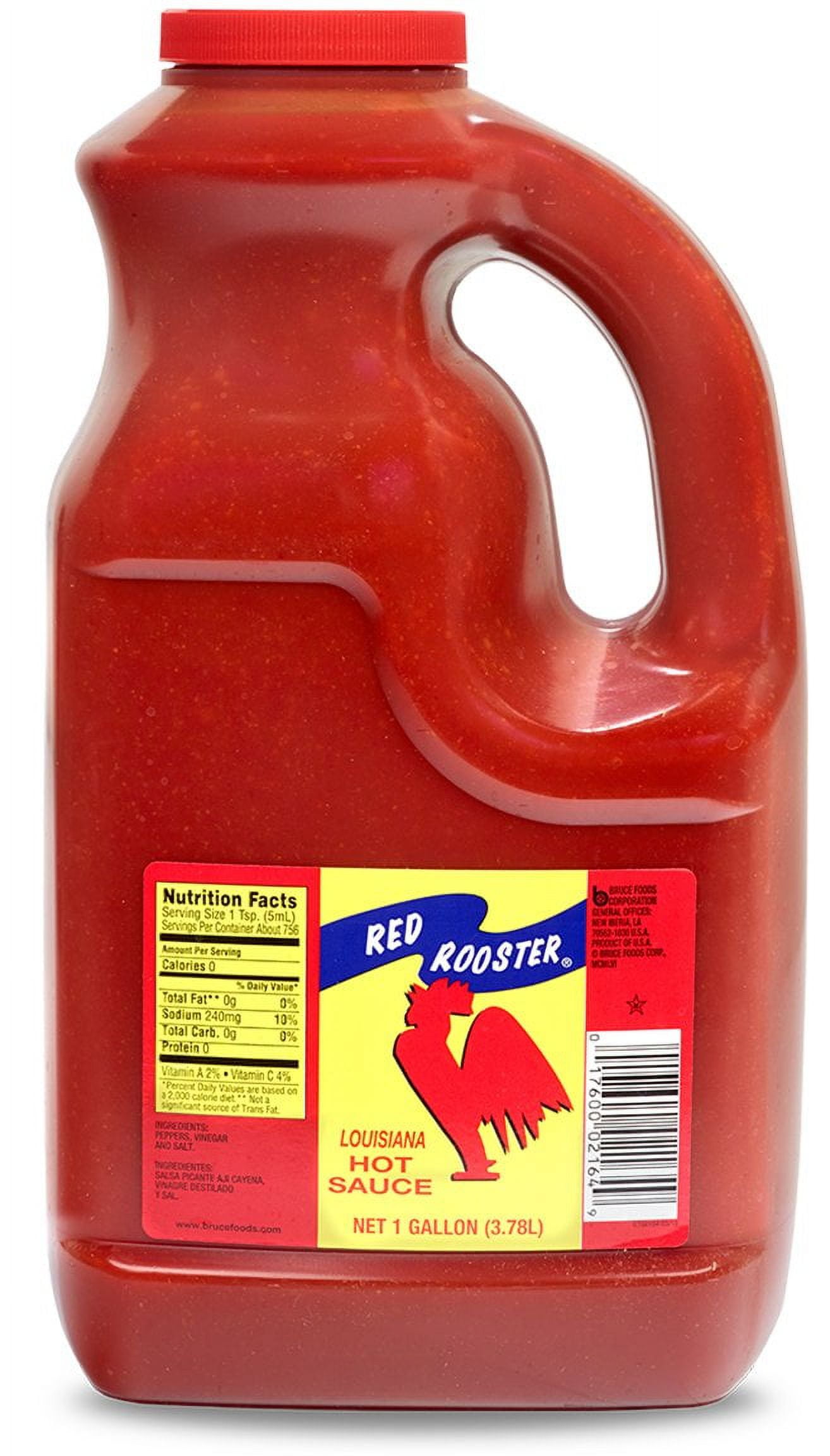Red Rooster Classic Louisiana Style Hot Sauce, 1 Gallon - Walmart.com