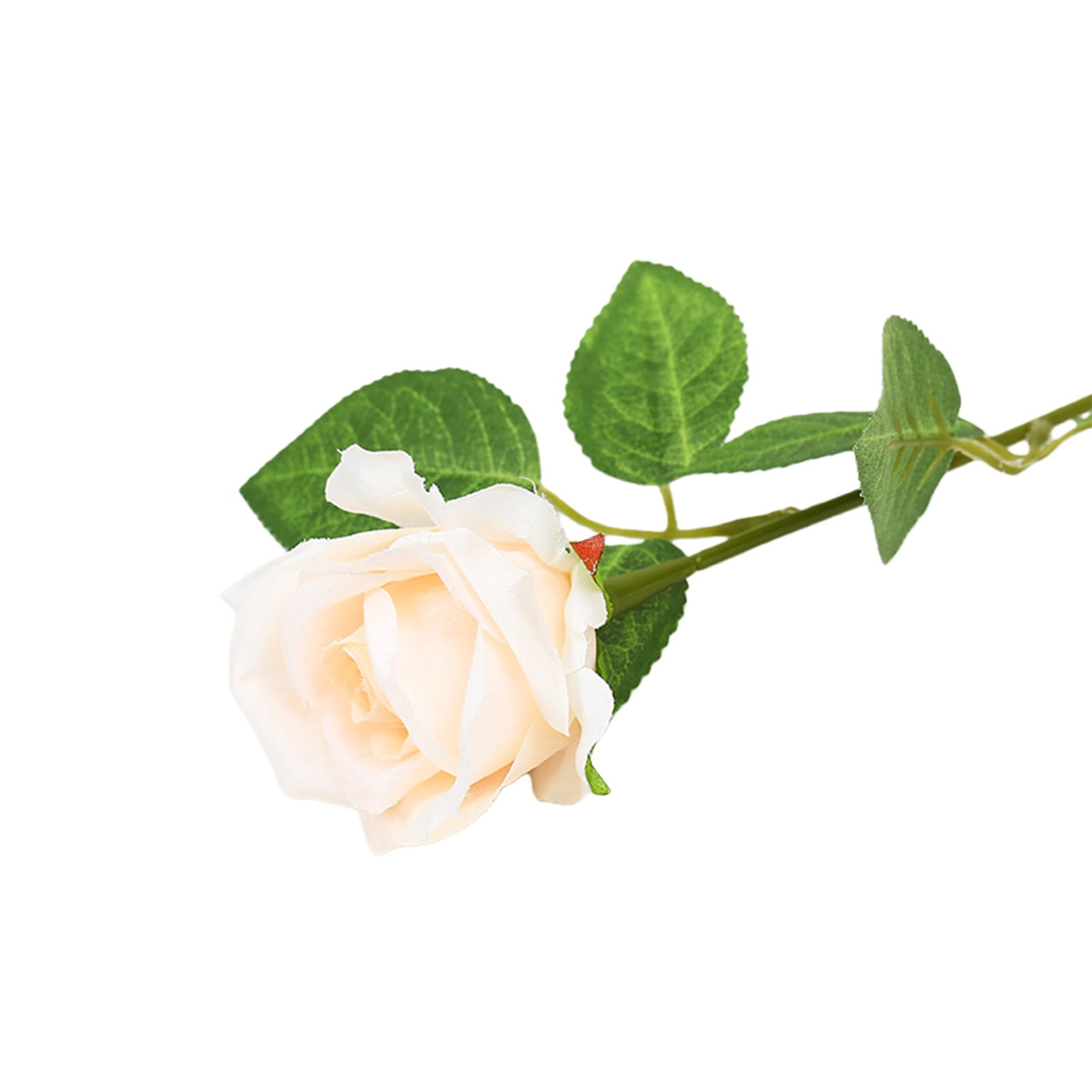 Red Rose Artificial Flowers, 1Pc 21.04" Single champagne Rose for ...