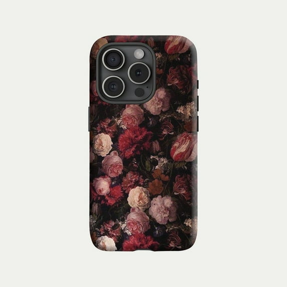 Red Rose Beautiful Botanical Protective Aesthetic Phone Case romantic ...