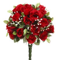 12 Pack: Dark Red Princess Rose by Ashland® - Walmart.com
