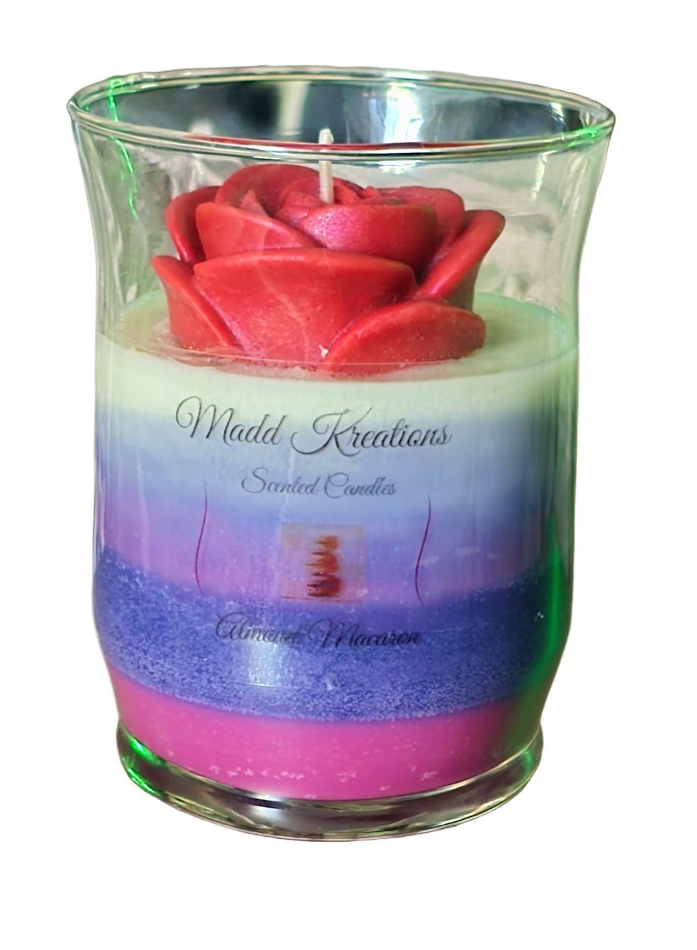 Red Rose Candle on a Rainbow - Walmart.com