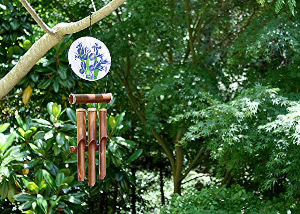 Red Rose Dots Harmony Bamboo Wind Chime - Walmart.com
