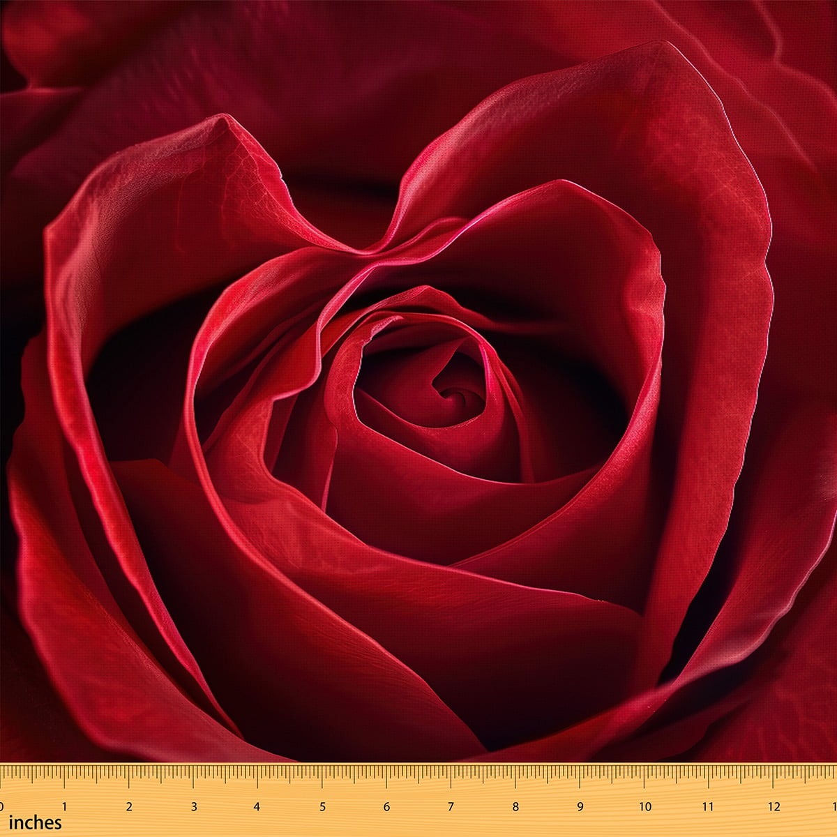 Red Rose Fabric by the Yards for Upholstery and Home Accents,Romantic ...