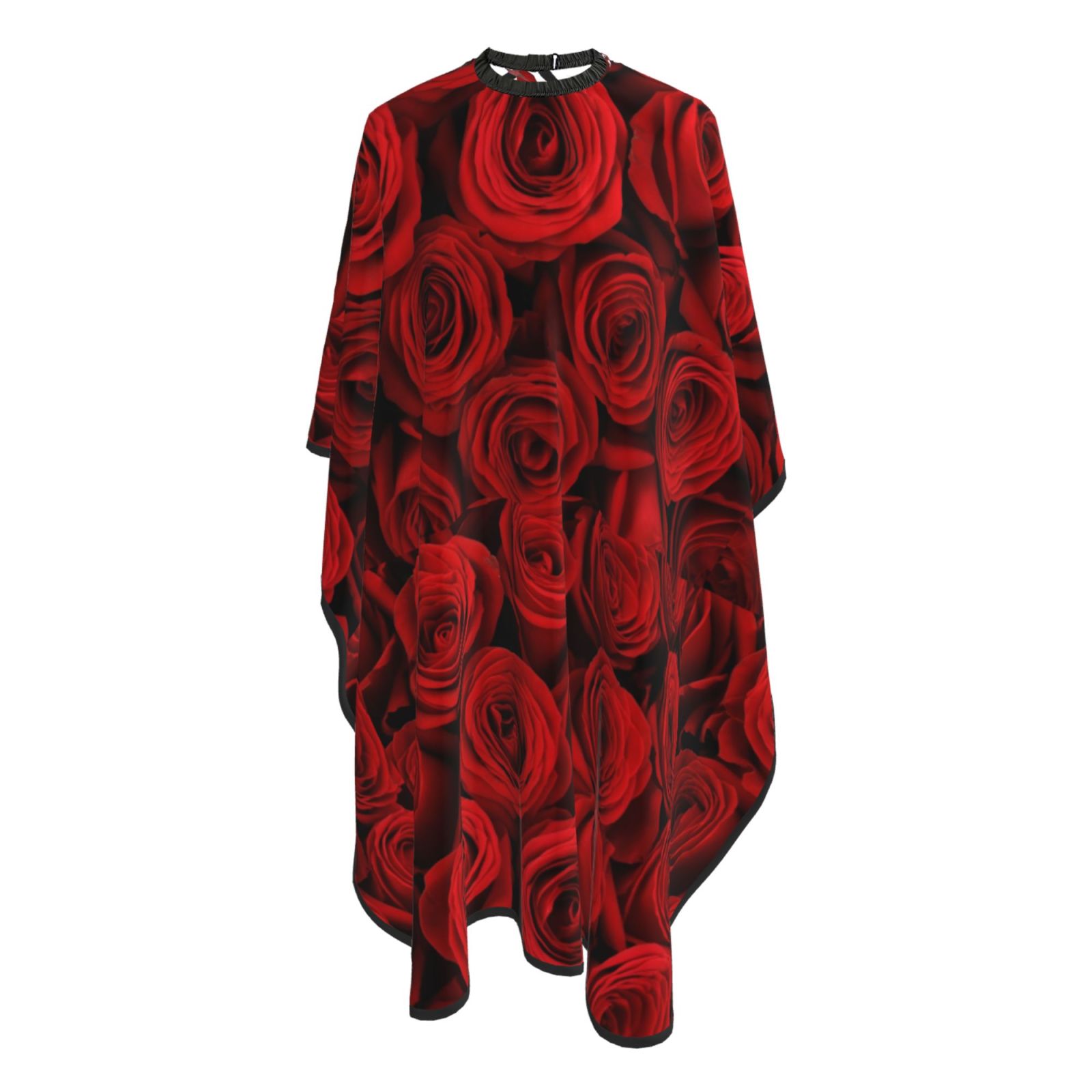 Red Rose Floral Barber Cape Adjustable Hair Cutting Salon Cape for ...