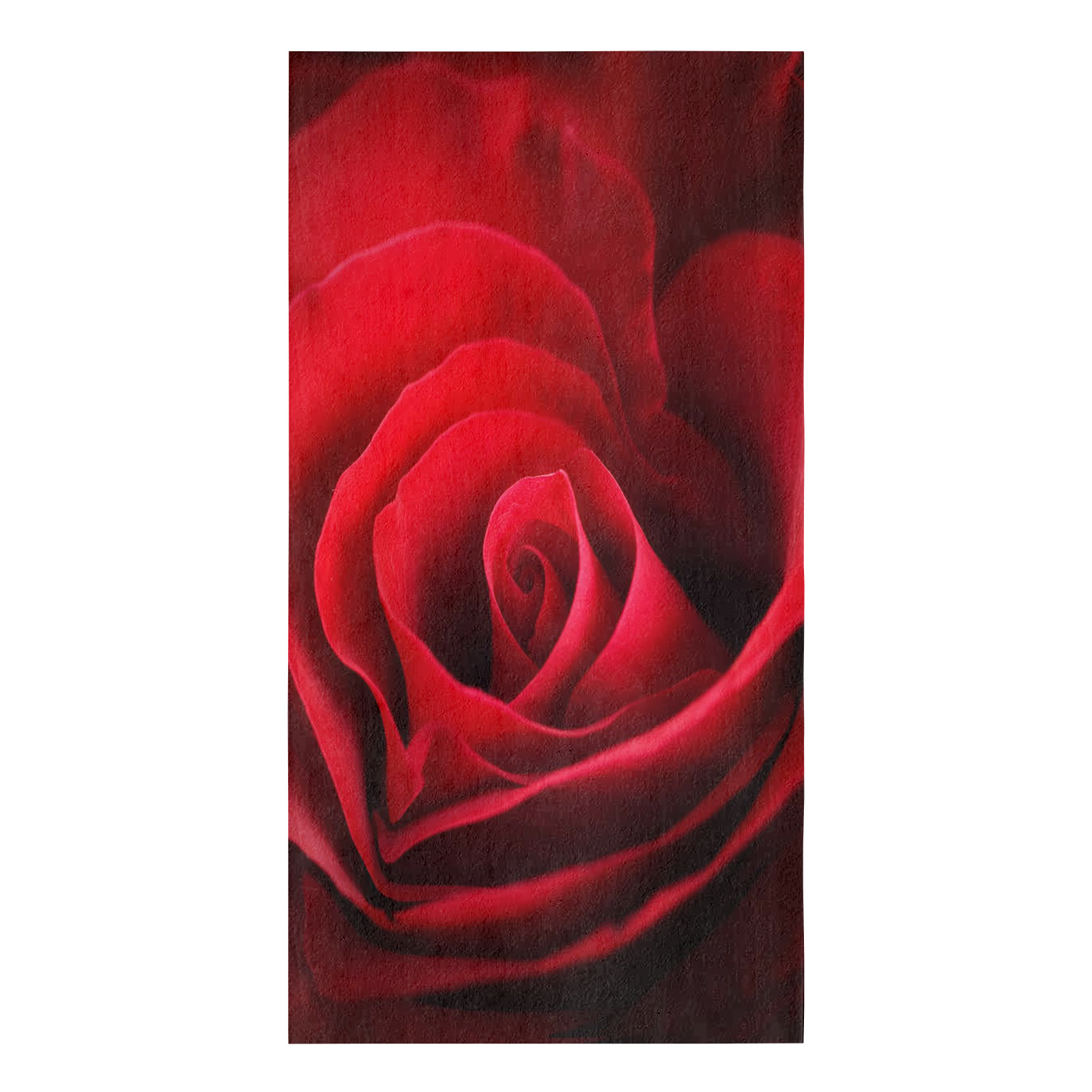 Red Rose Flower Black Microfiber Kitchen Towel Absorbent Non-stick Oil ...