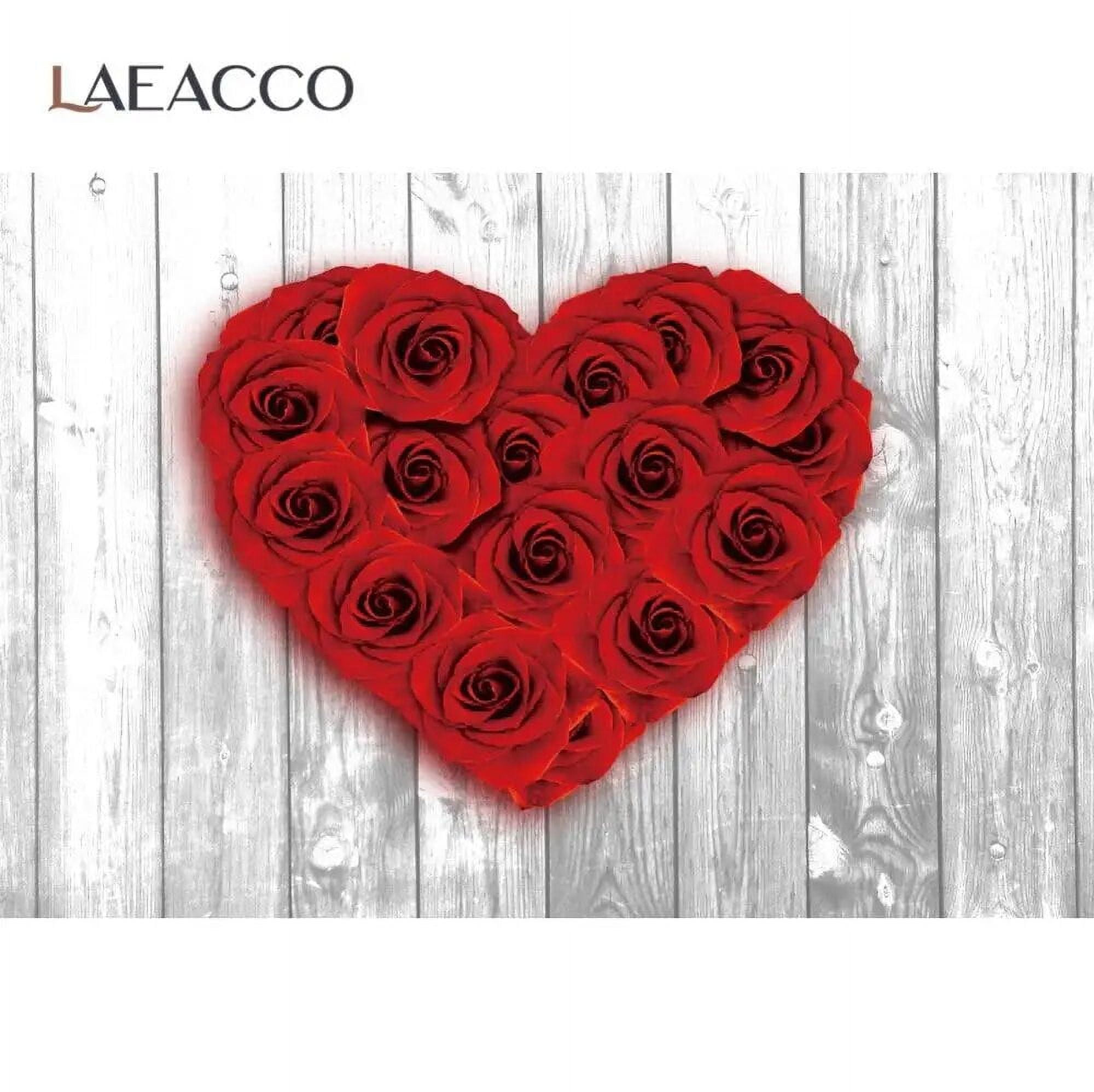 Red Rose Flowers White Planks Board Party Decor Child Love Portrait ...