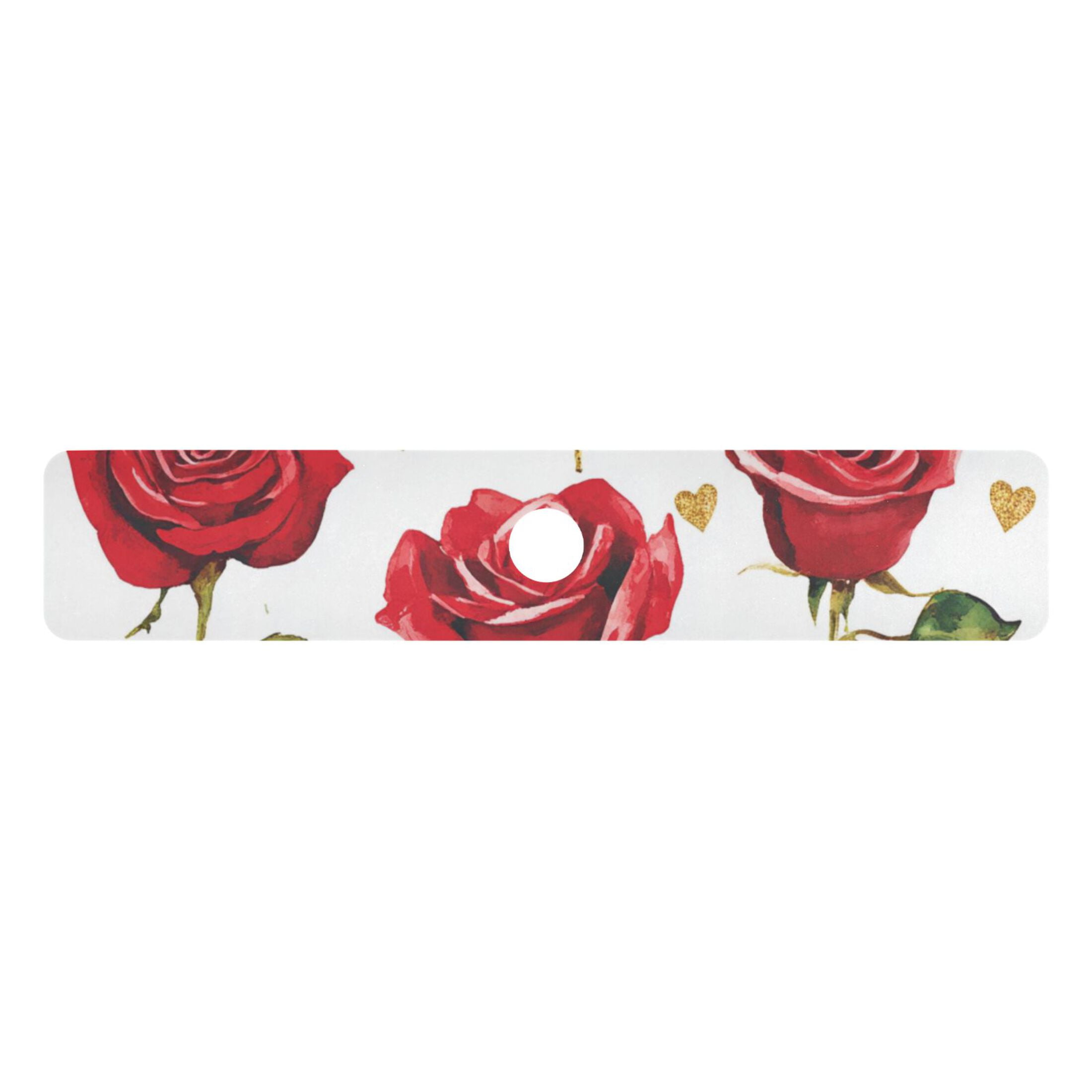 Red Rose Kitchen Sink Splash Guard, Silicone Faucet Mat Dry Out the ...