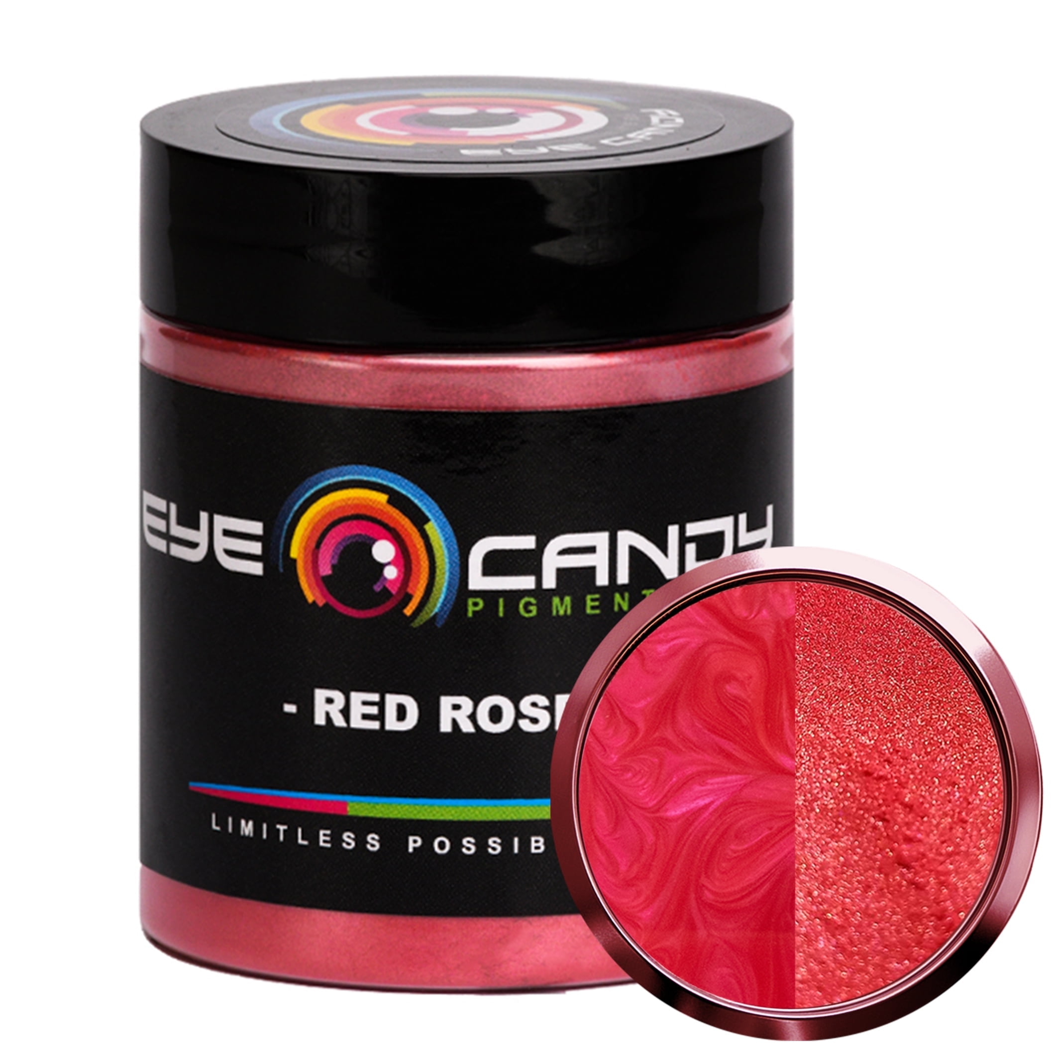 Red Rose Mica Powder Pigment (25g) for DIY Crafts: Woodworking, Resin ...
