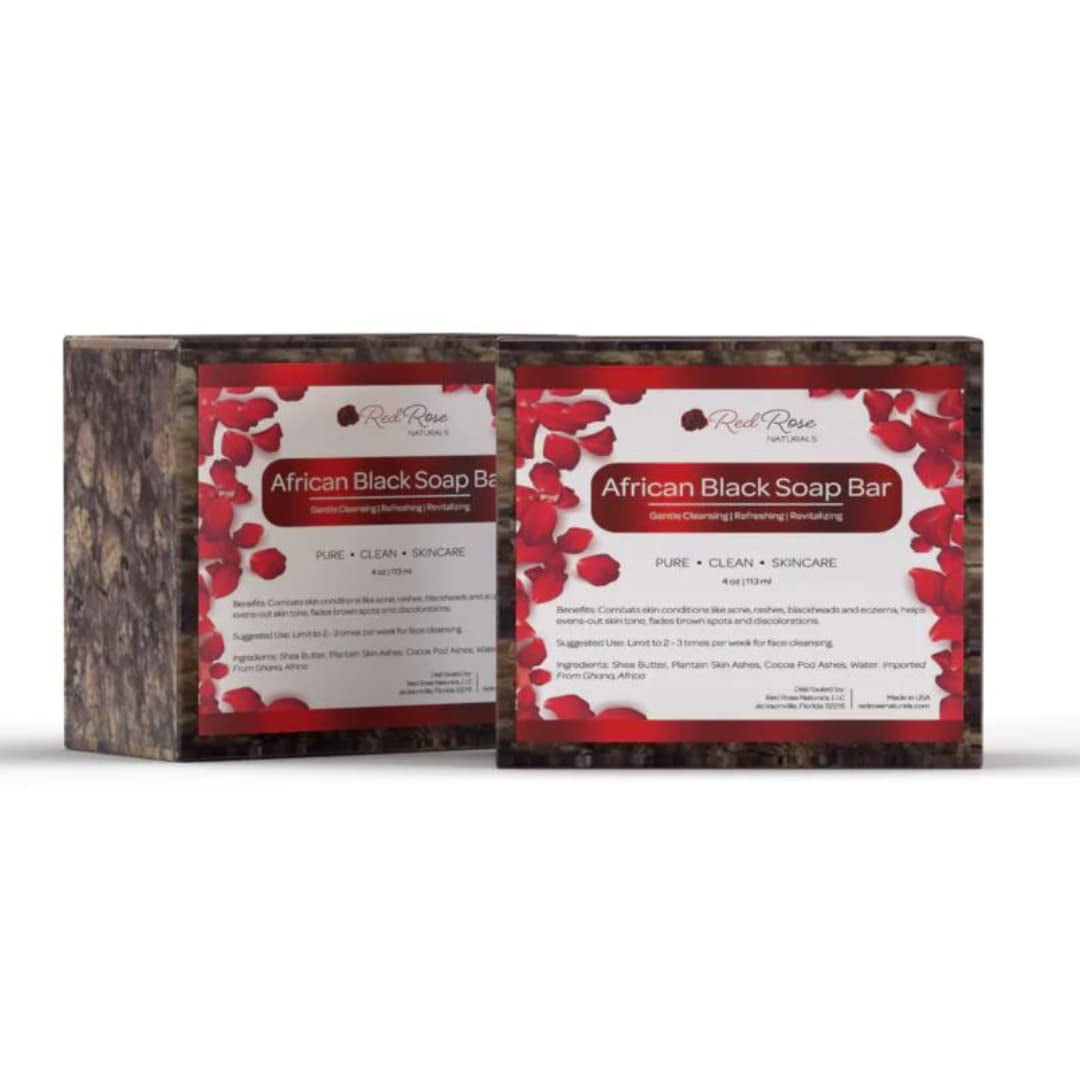Red Rose Naturals African Black HYZ01 Soap for Dark Spots, Authentic ...