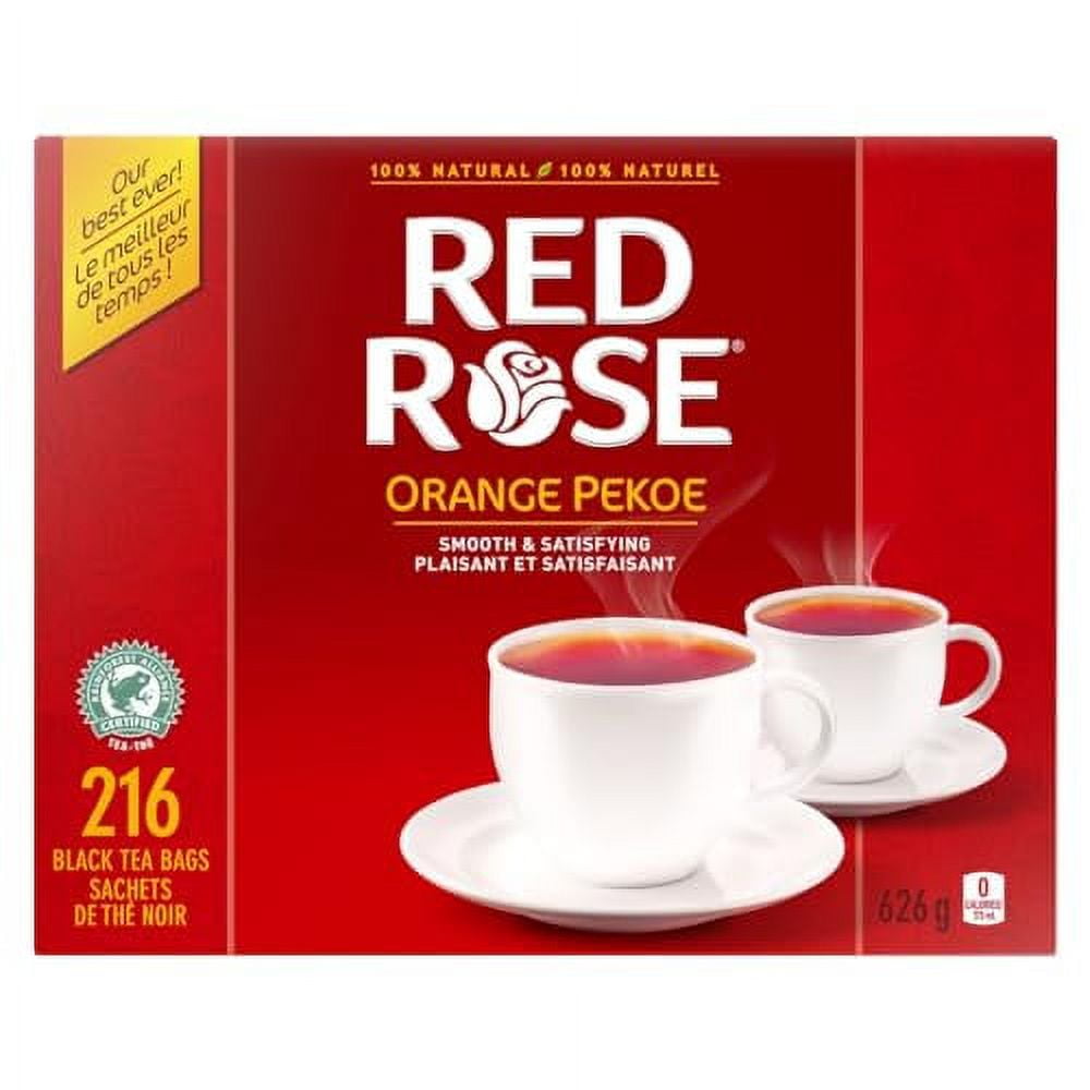 Red Rose, Orange Pekoe Tea, 216ct, Flavored, Imported from Canada ...