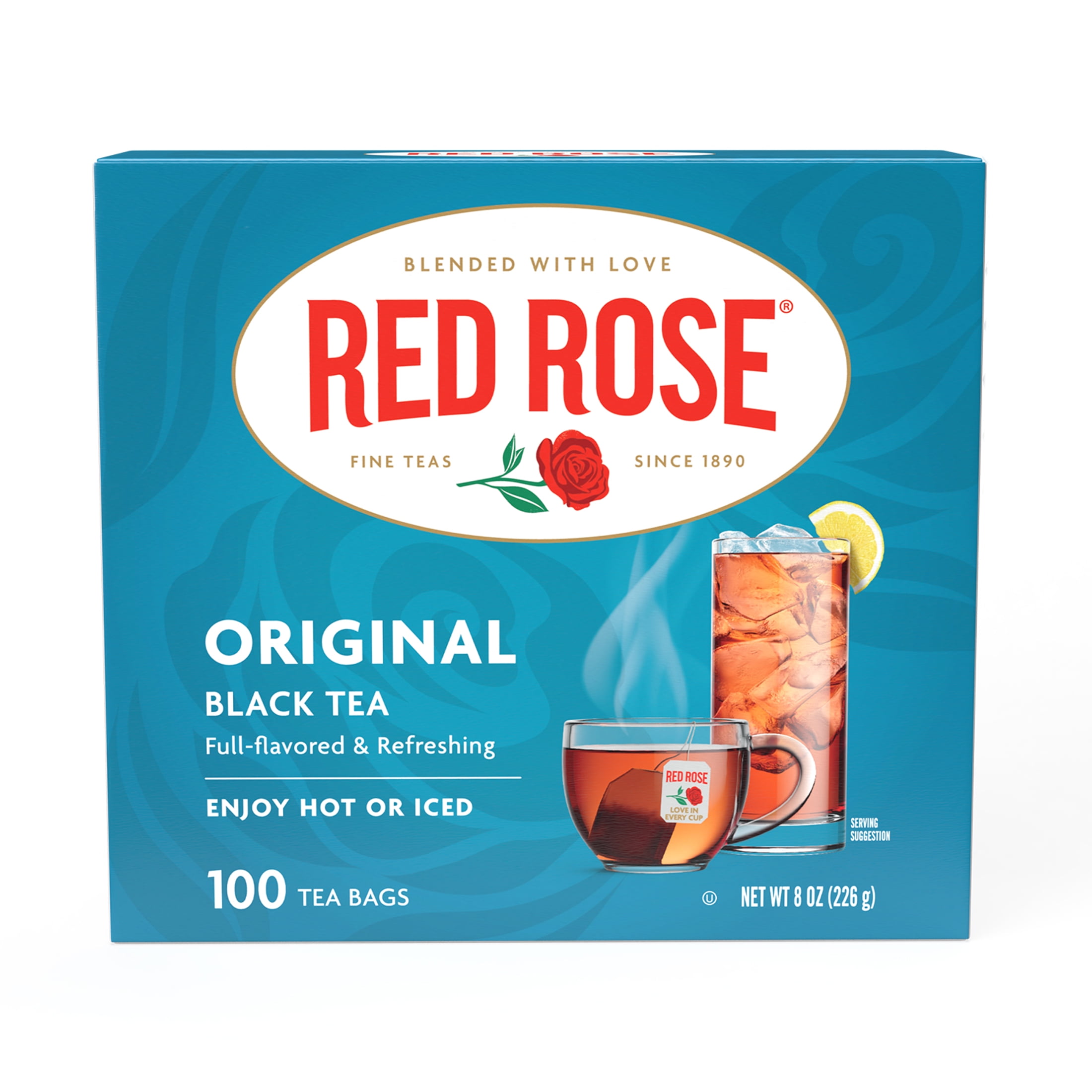 Red Rose Original Black Tea, 100 ct - Walmart.com
