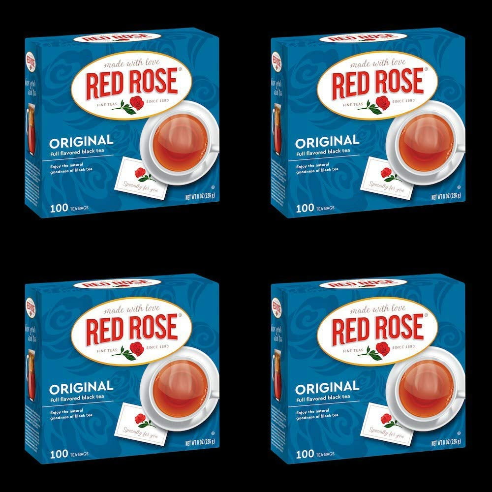 Red Rose Original Black Tea, Full Flavored, Specially Blended, 100 Tea ...