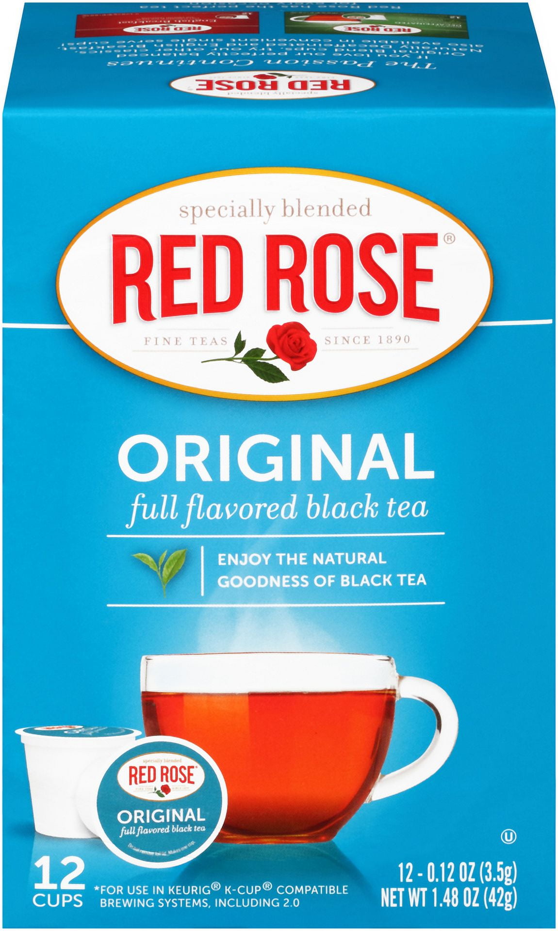 Red Rose Original Full Flavored Black Tea Specially Blended Strong ...