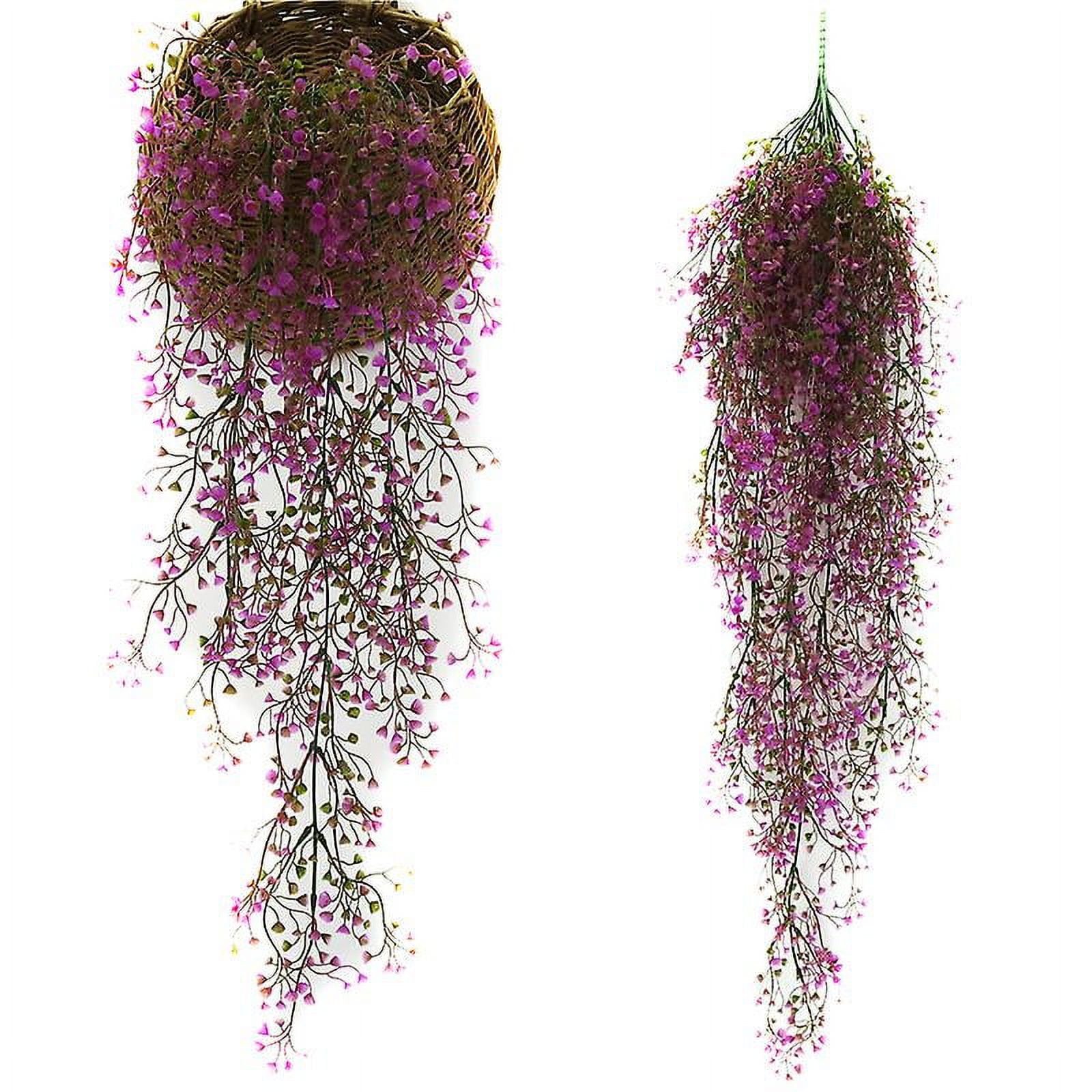 Red Rose Outdoor Artificial Hanging Flower Vine Decor - 1 Piece ...