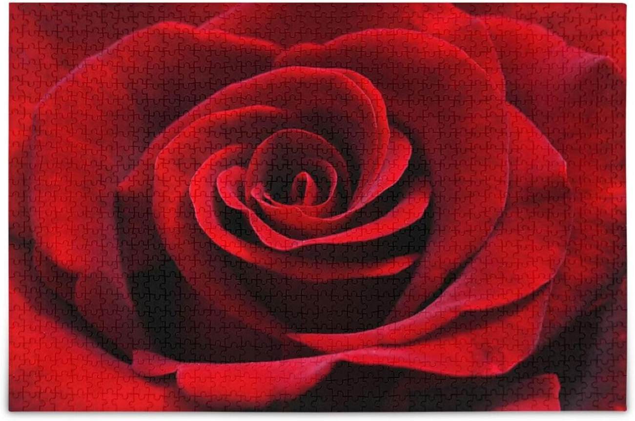 Red Rose Puzzles for Adults and Kids s, Wooden Jigsaw Puzzles, Puzzle ...