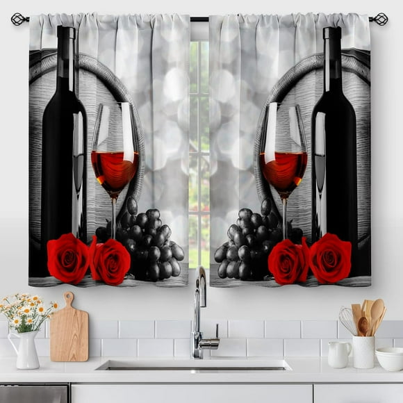 Red Kitchen Curtains