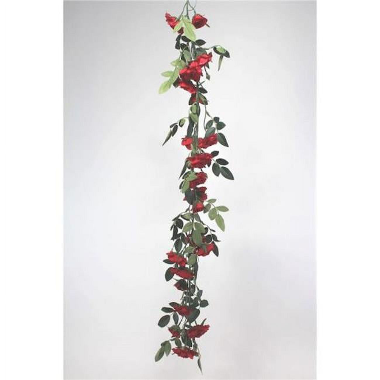 Red Roses & Greenery Garland - Walmart.com
