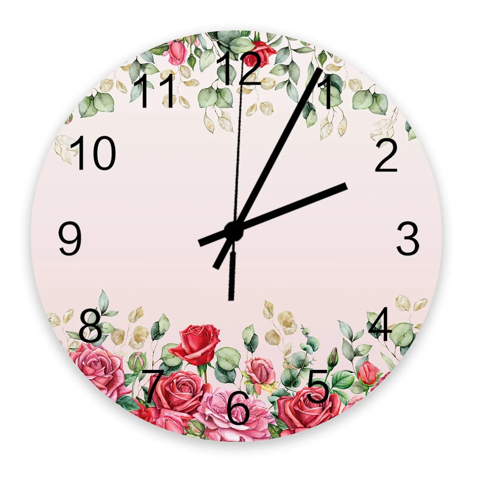 Red Roses On Dead Branches Clocks Silent Home Cafe Office Clocks for ...