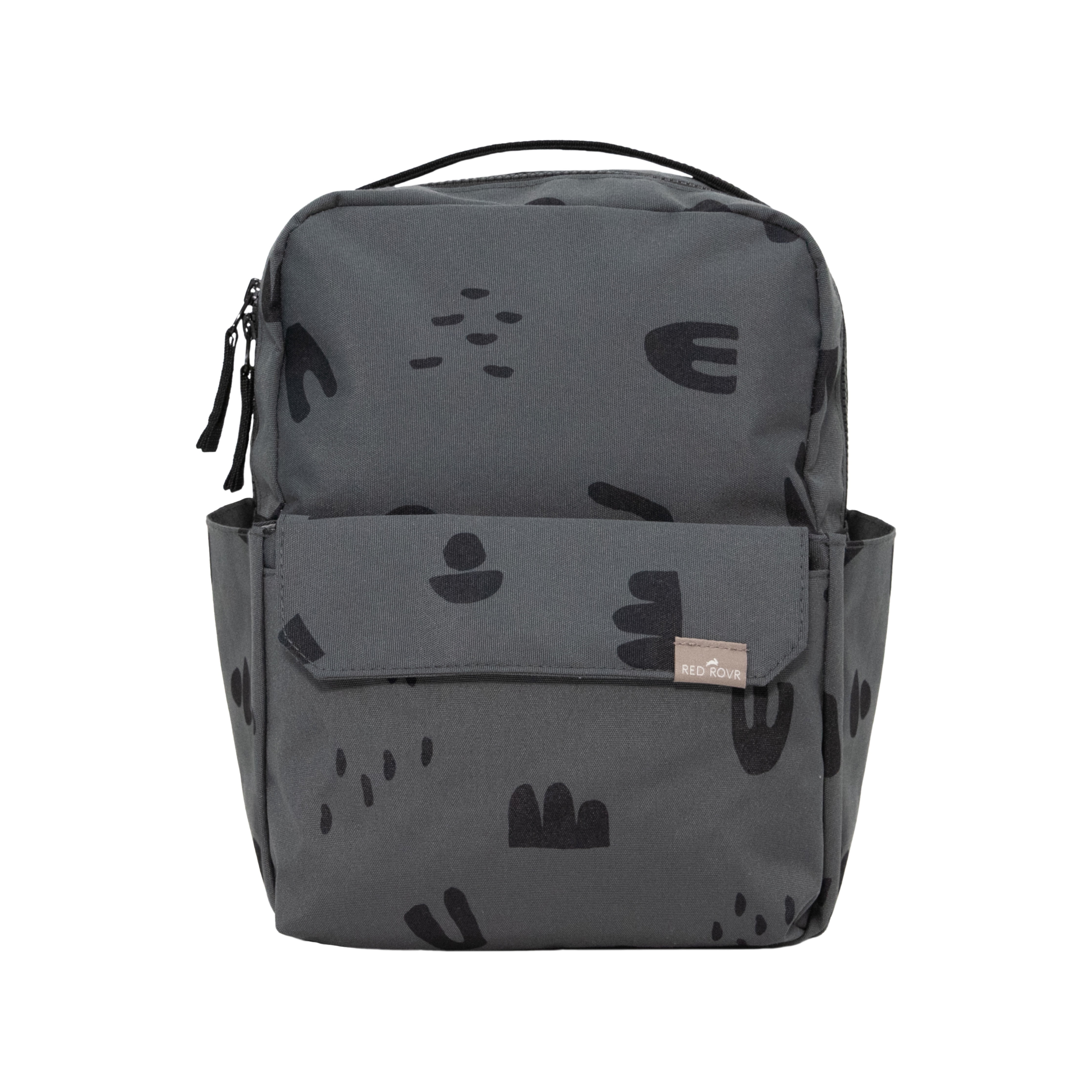 Red Rovr Mini Roo Lightweight Backpack Diaper Bag - Charcoal Doodle ...