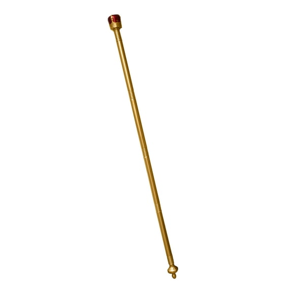Red Royal Scepter Gold King Queen Staff Medieval Halloween Costume ...