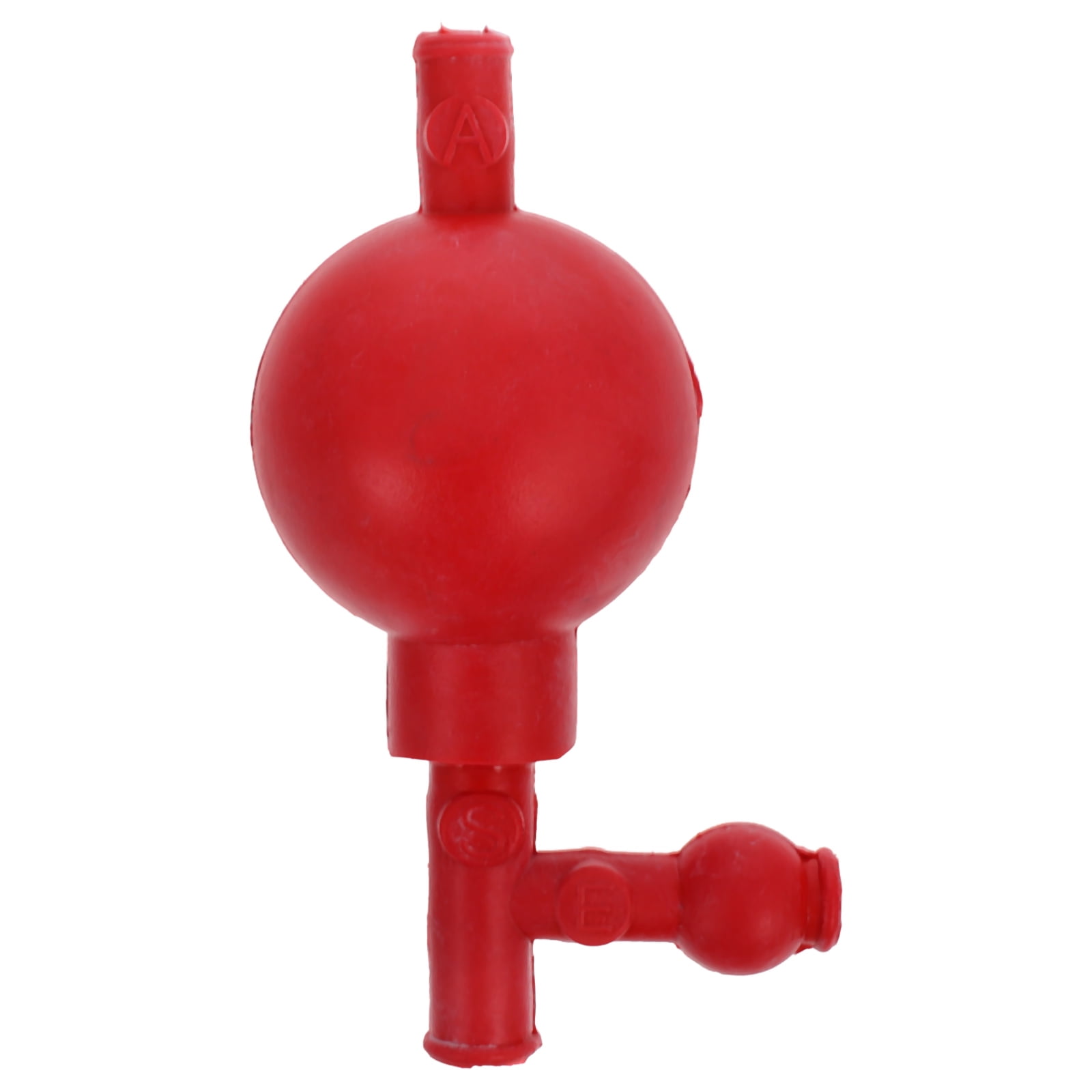 Red Rubber Pipette Filler Bulb with Three Valve Design for Safe and ...