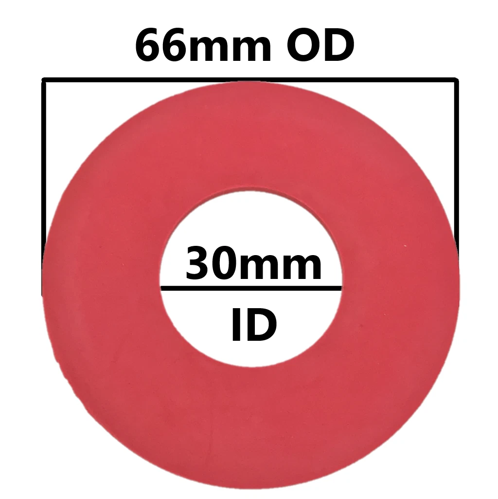Red Rubber Seal 2 & 5/8" Outer Diameter With 1 & 3/16" Inner Diameter ...