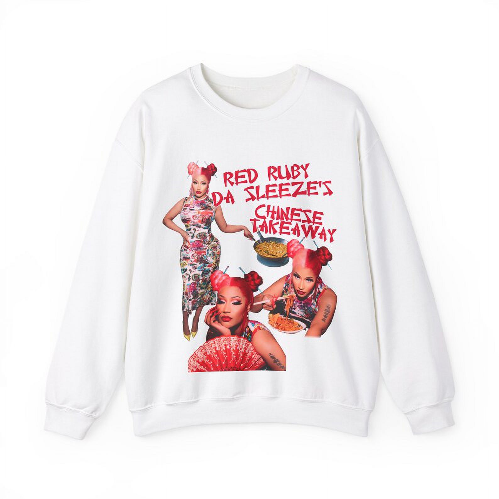 Red Ruby Da Sleeze (Nicki Minaj Pink Friday 2) Sweatshirt - Walmart.com