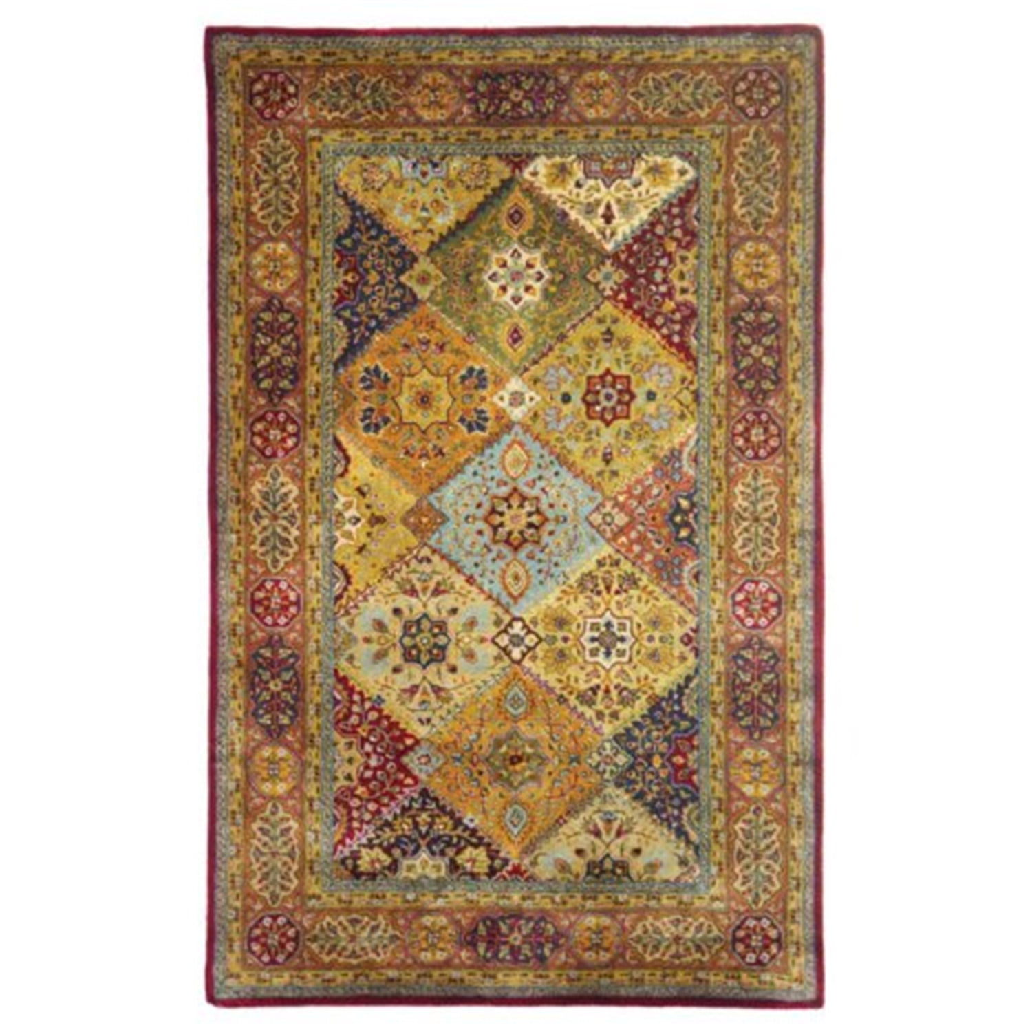 Traditional Rug - Persian Legend New Zealand Wool -Red/Rust-Color:Red ...