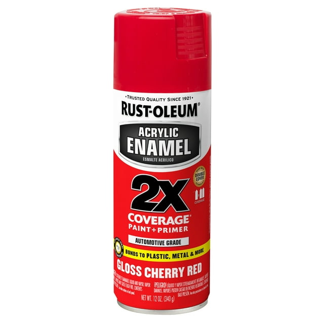 Rust-Oleum Red Automotive Touch-Up Spray Paint 12 oz 6 Pack Gloss ...