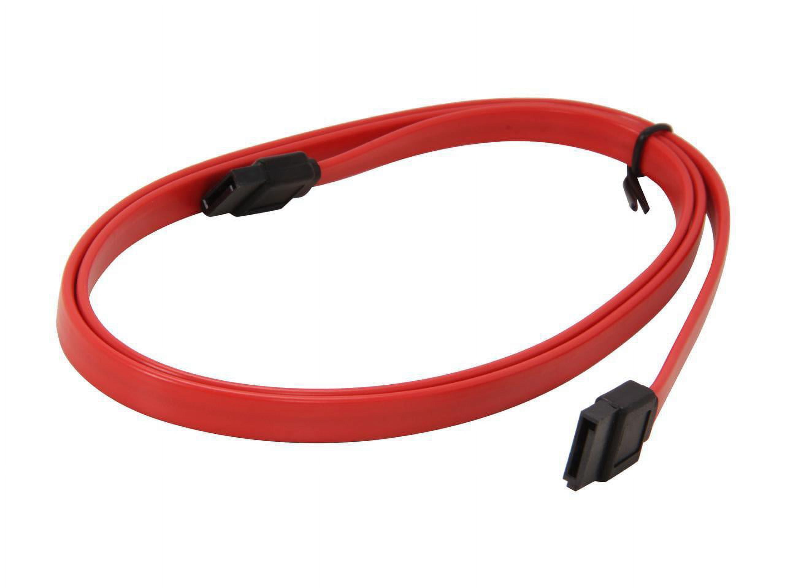Red SATA 7 Pin Cable - 1 Meter - Walmart.com