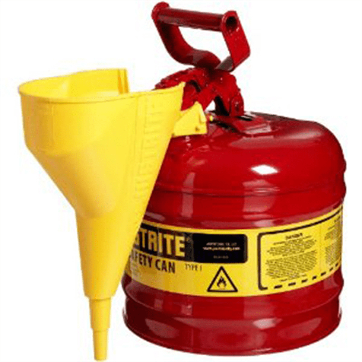Justrite 7120110 Red Metal Safety Can, Type 1, Two Gallon - Walmart.com