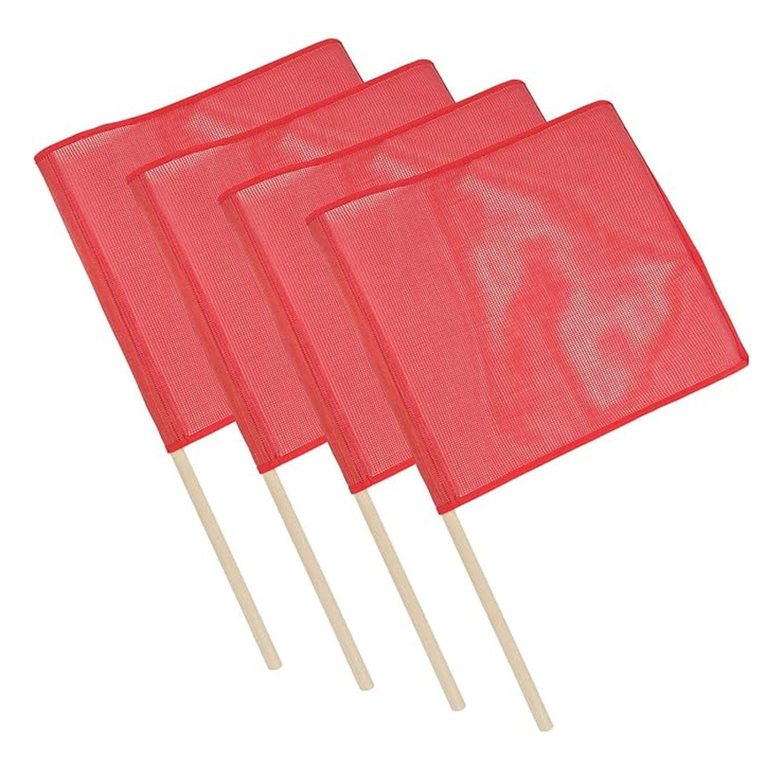Red Safety Flags for Trucks with Dowel, DOT Compliant - 18 Inch x 18 ...