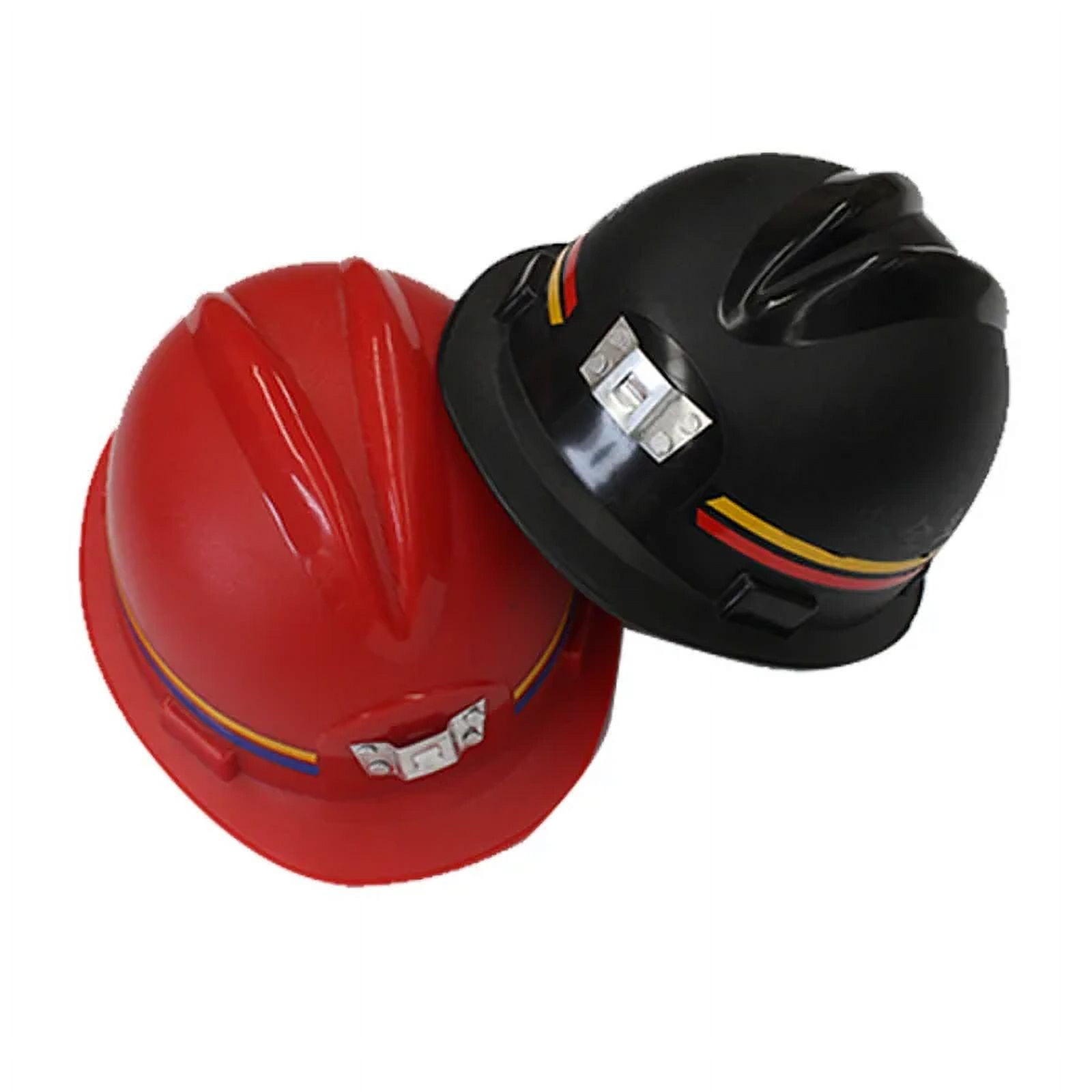 Red Safety Helmet Goggles Construction Hard Hat for Climbing Riding ...