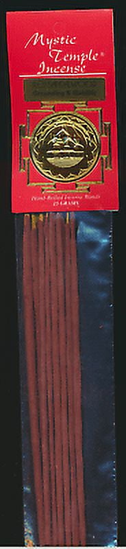 Red Sandalwood (Grounding & Stability), Mystic Temple Stick Incense, 15 ...