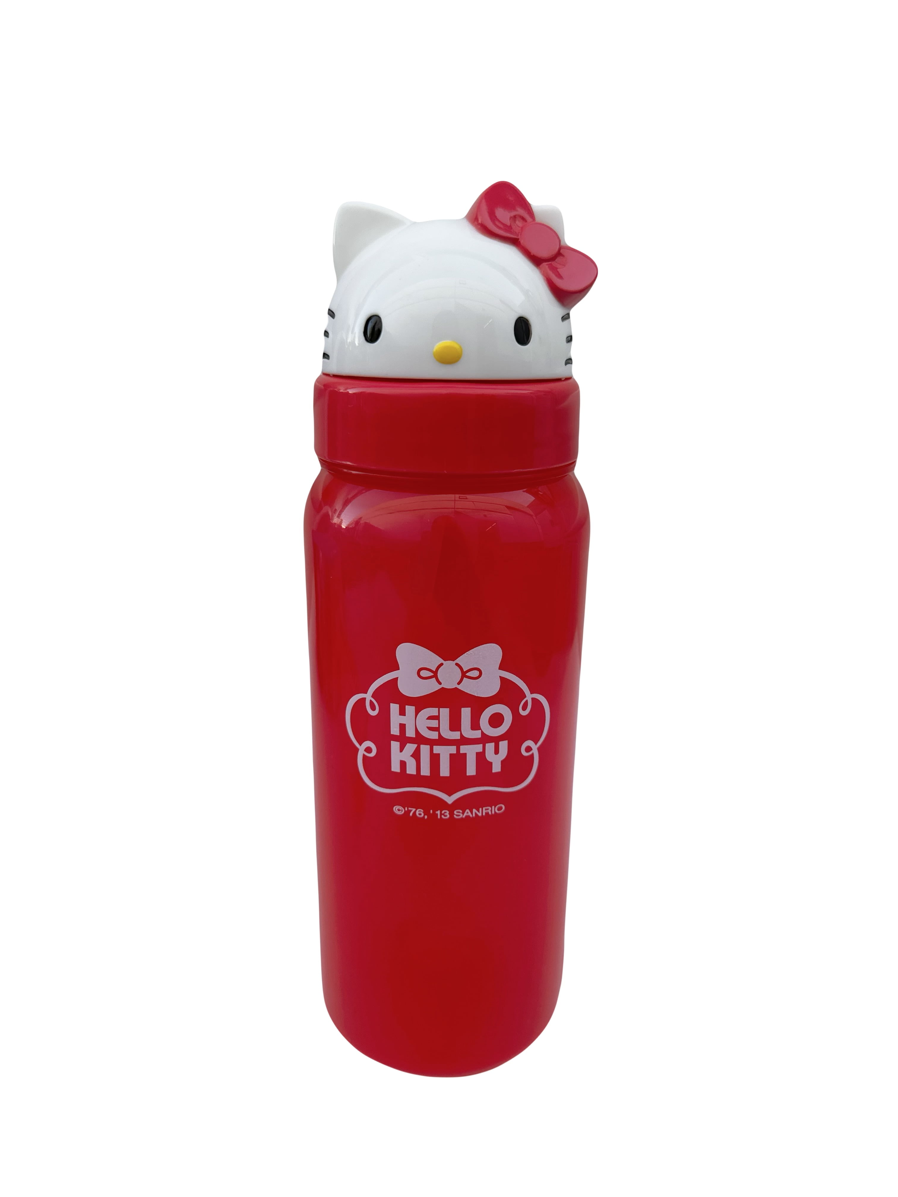 Red Sanrio Hello Kitty Water Bottle with String - Walmart.com