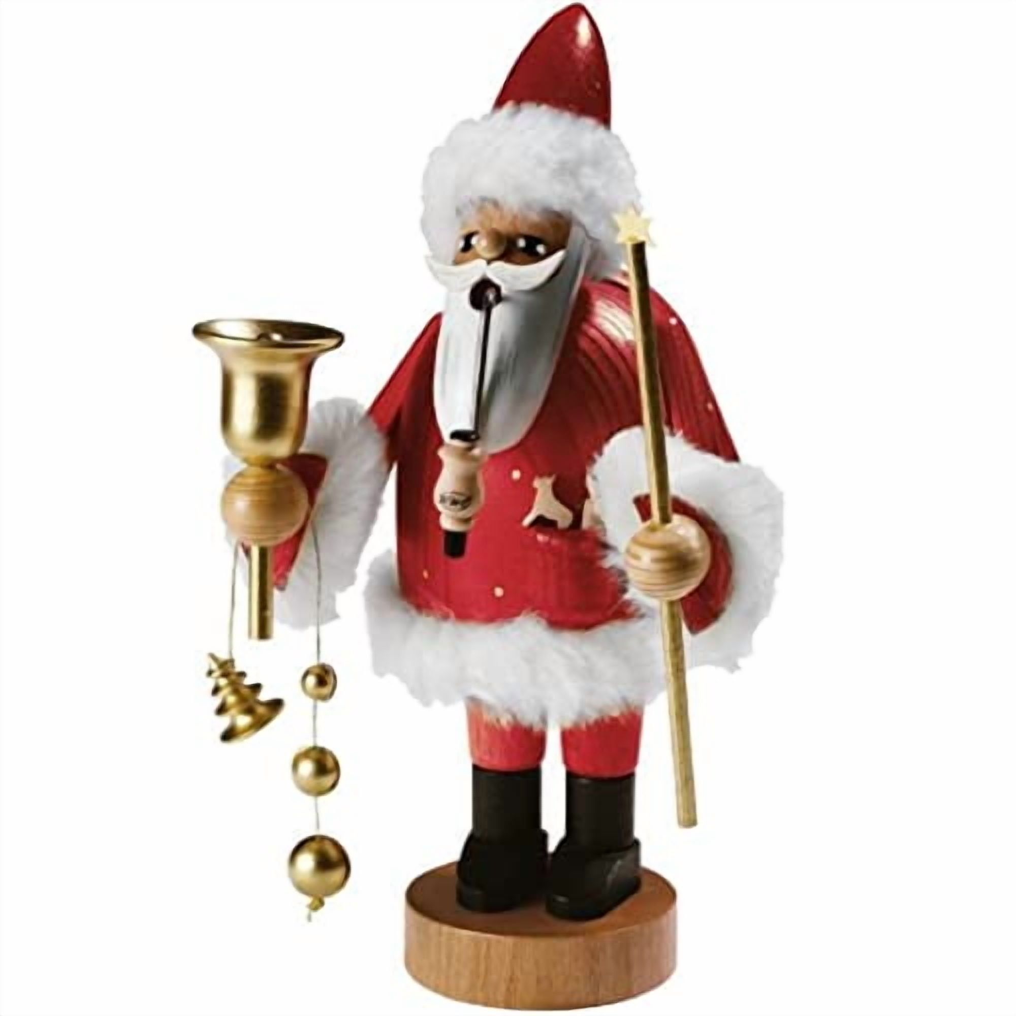 Red Santa German Christmas Incense Smoker Handcrafted in Erzgebirge ...
