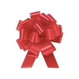 Red Satin 5inch Gift Wrapping Decorative Pull Bows -10pack - Walmart.com